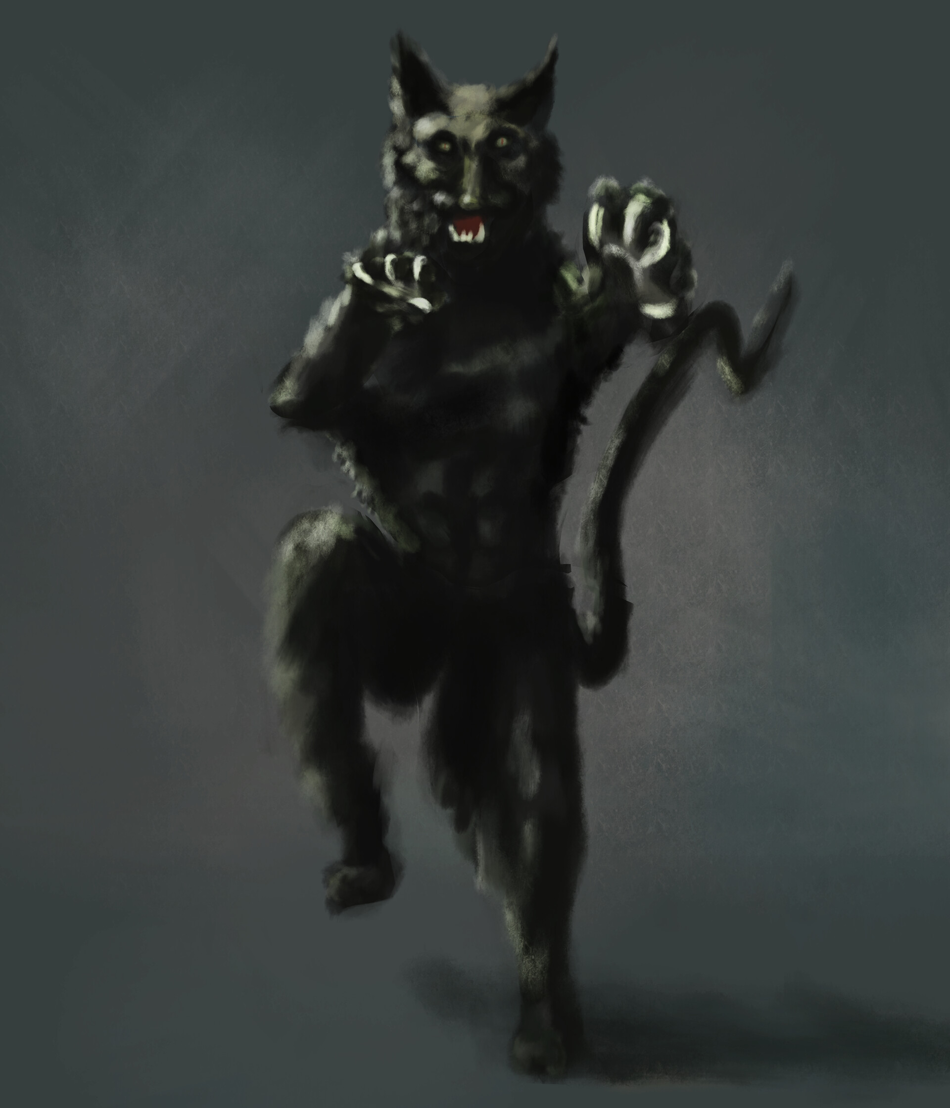 ArtStation - Kung fu cat.