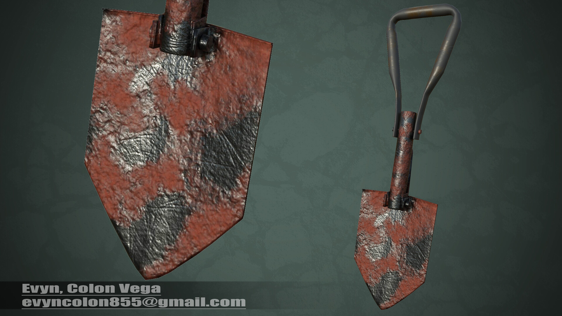 ArtStation - Folding Shovel (Final Presentation)