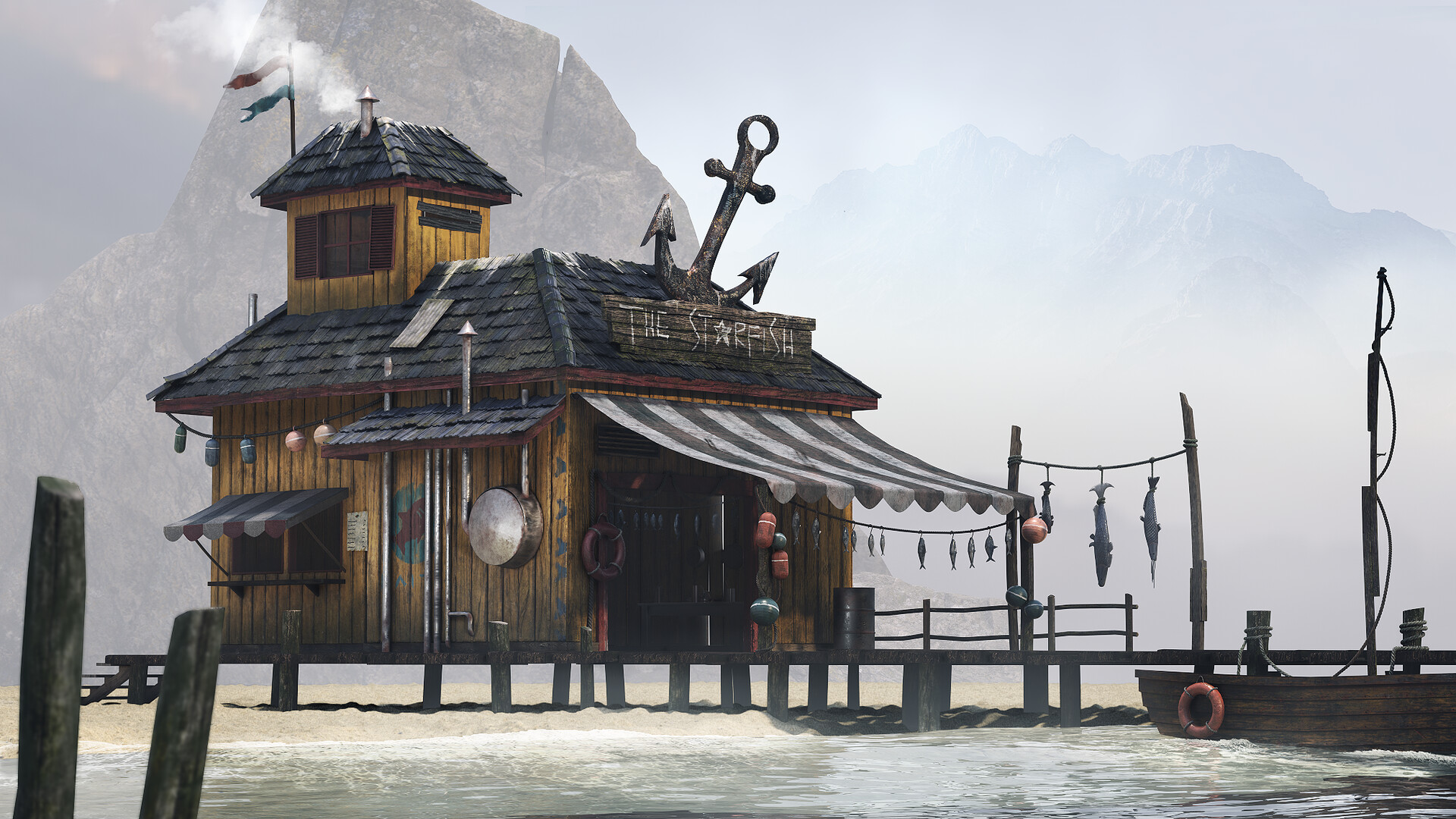 ArtStation - The Star Fish | Concept art Stewart Leith