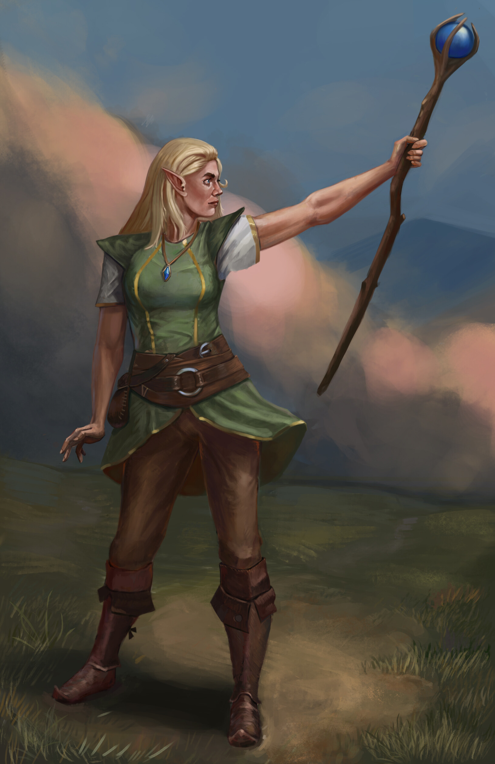 ArtStation - elf mage