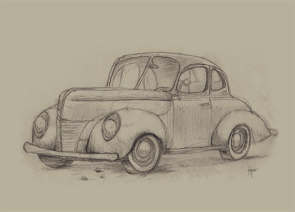 ArtStation - 1940 Ford