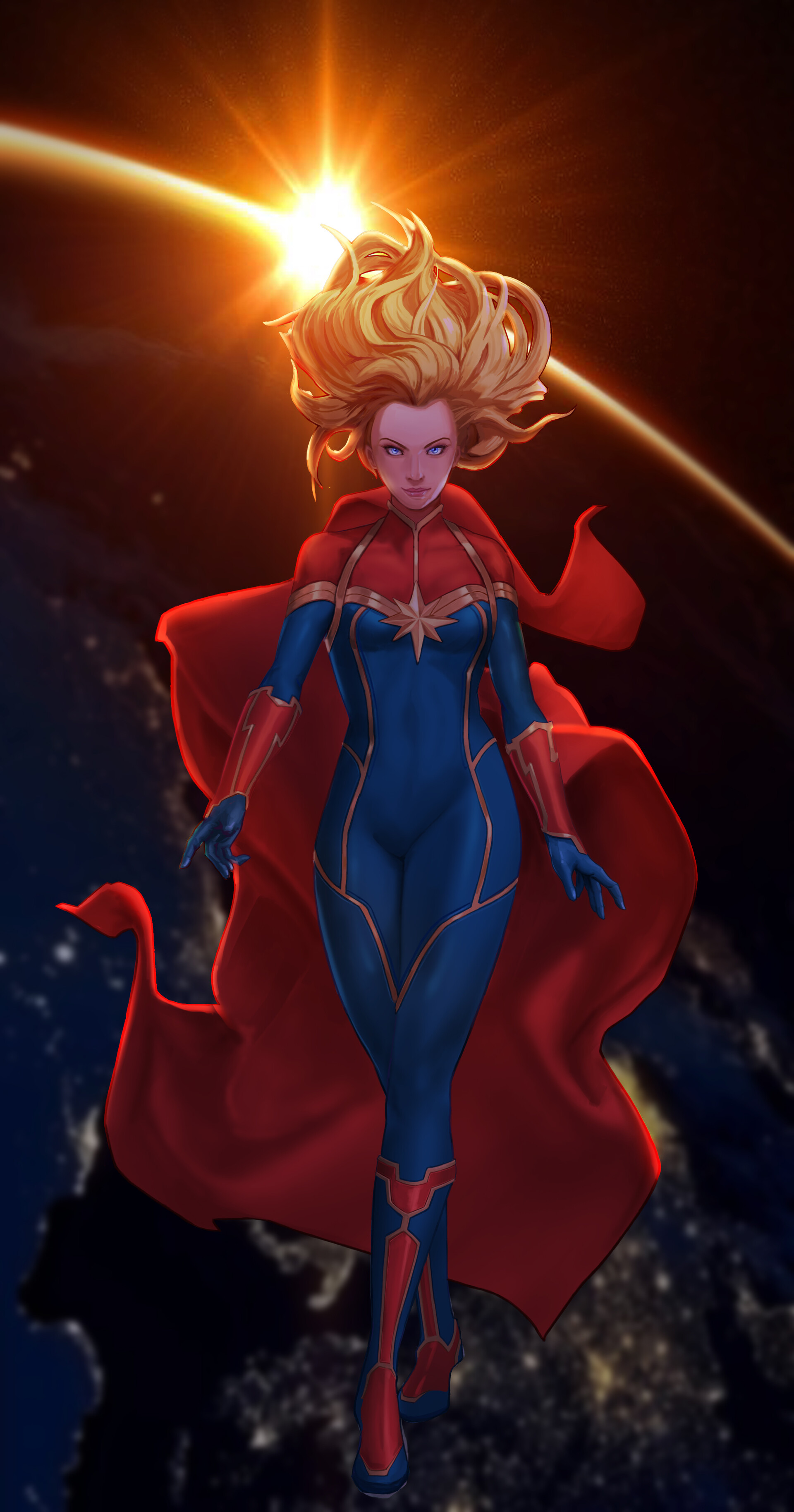 ArtStation - Captain marvel