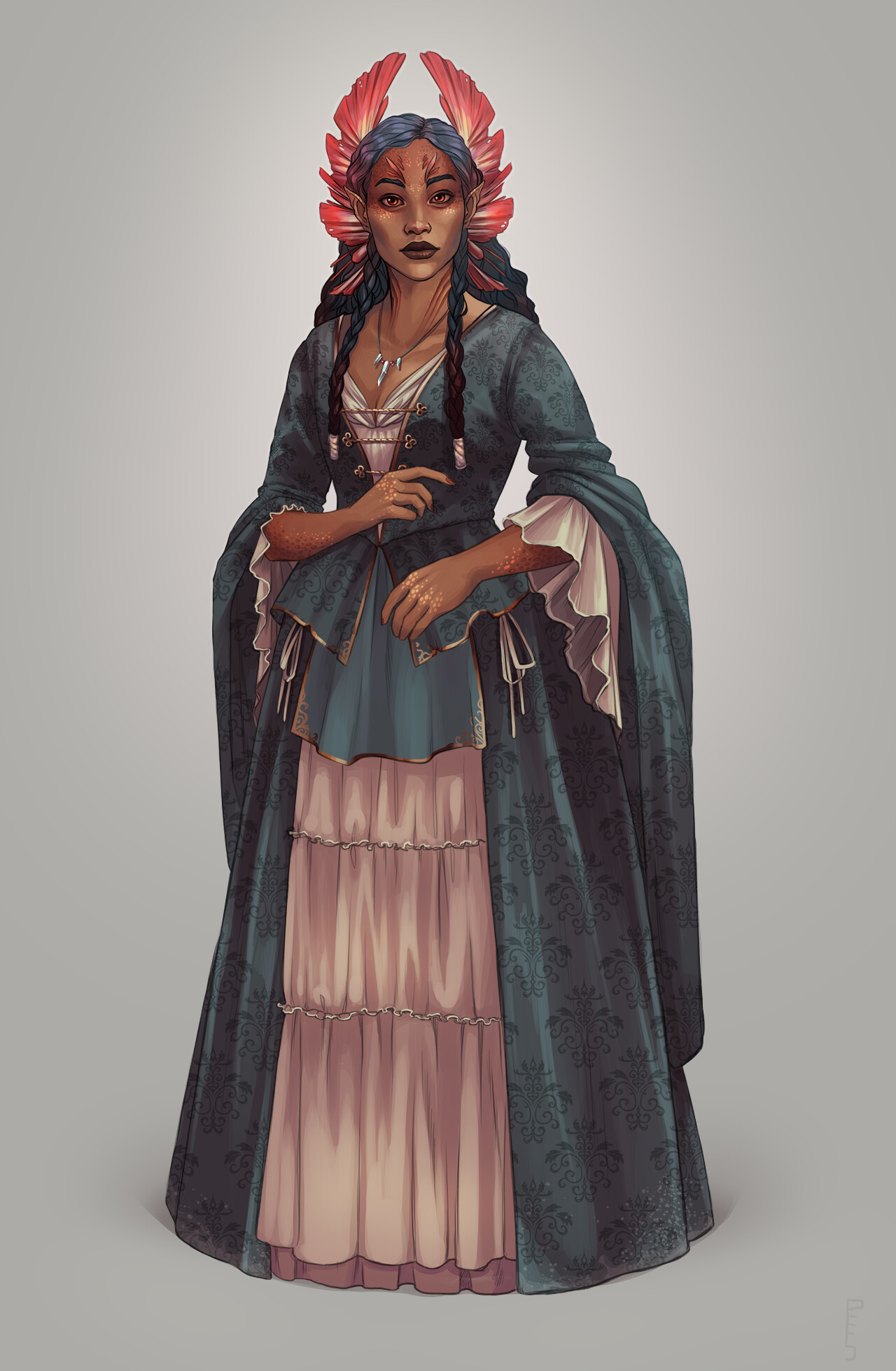 ArtStation - Merfolk Lady Concept