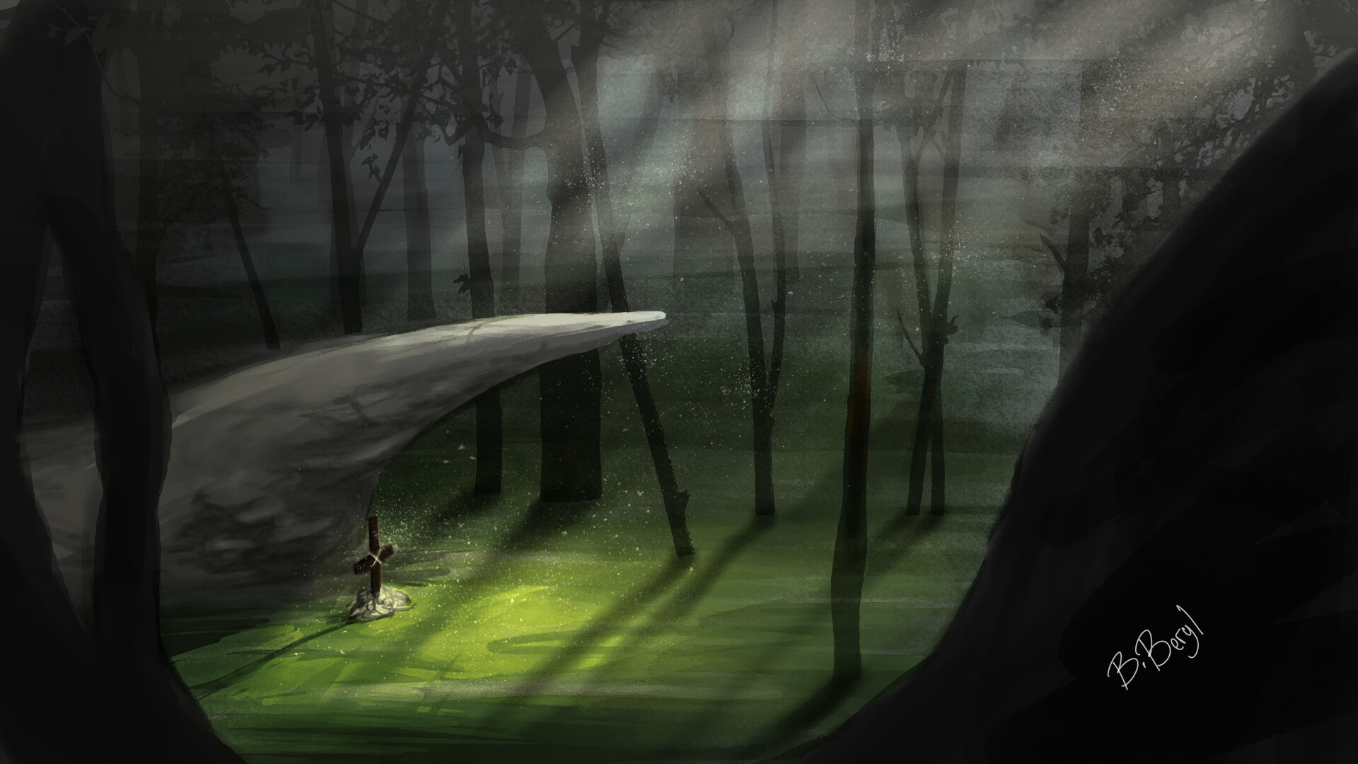 ArtStation - Death in a Forest