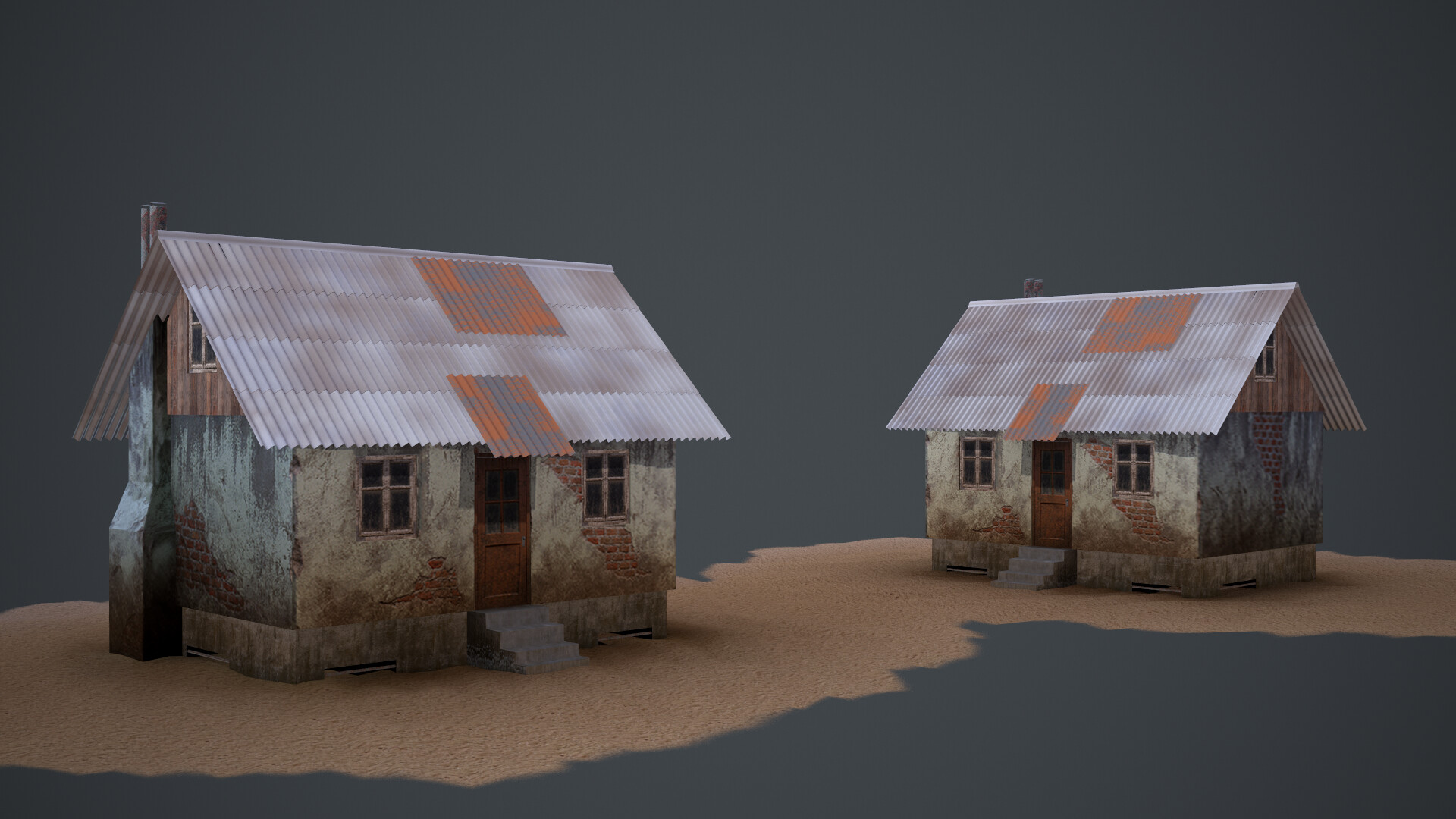 ArtStation - Low Poly Hut