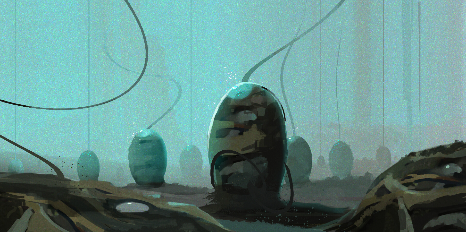 ArtStation - Xenomorph's nest