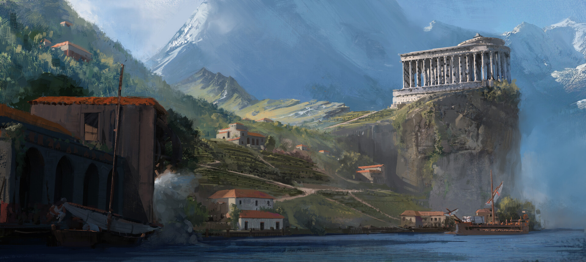 ArtStation - Ancient Roman Town
