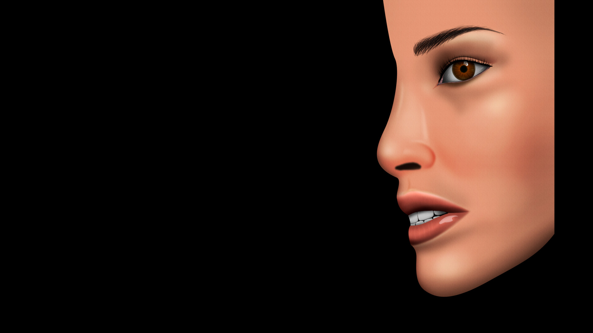 ArtStation - Face half