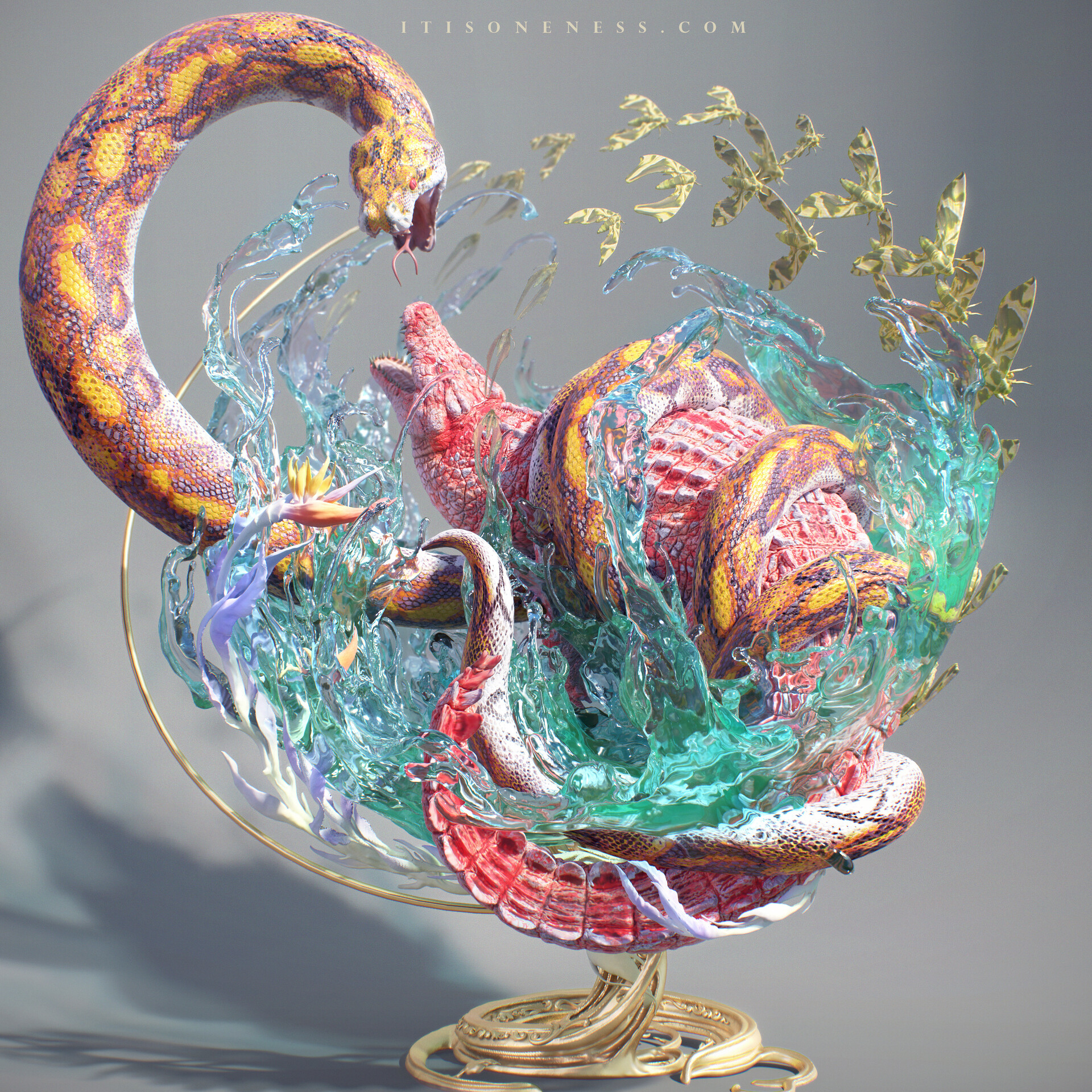 ArtStation - "Collision" Original Sculpt work