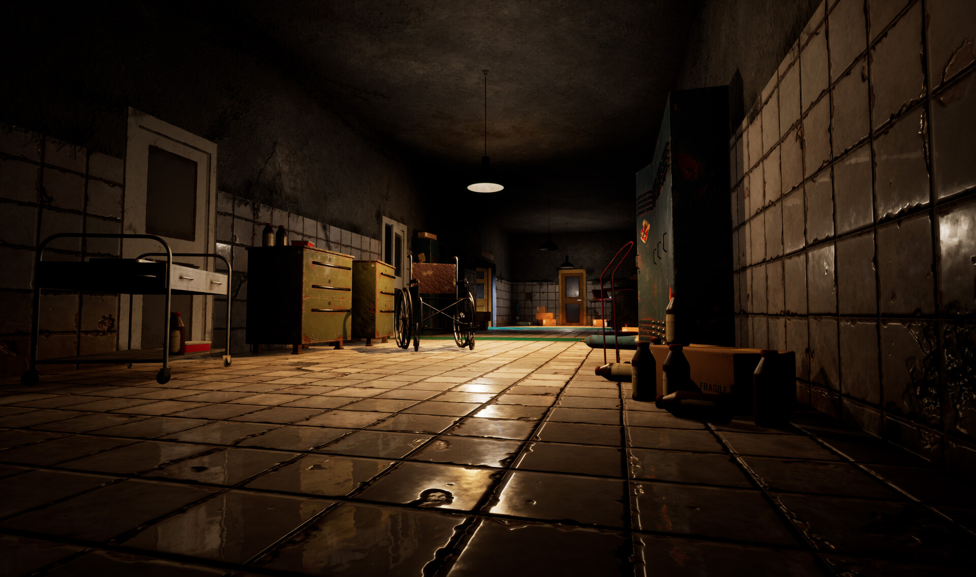 ArtStation - Medical Corridor | 3D Environment