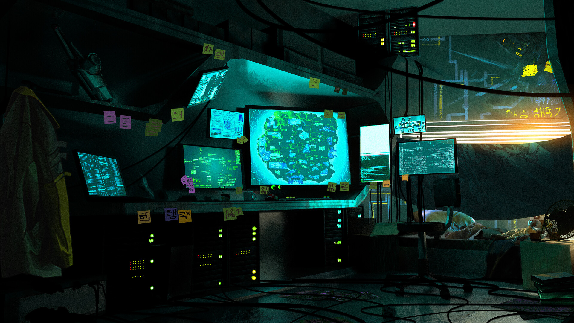 ArtStation - Crypto and Bloodhound Dropship-room designs., Kevin Moran