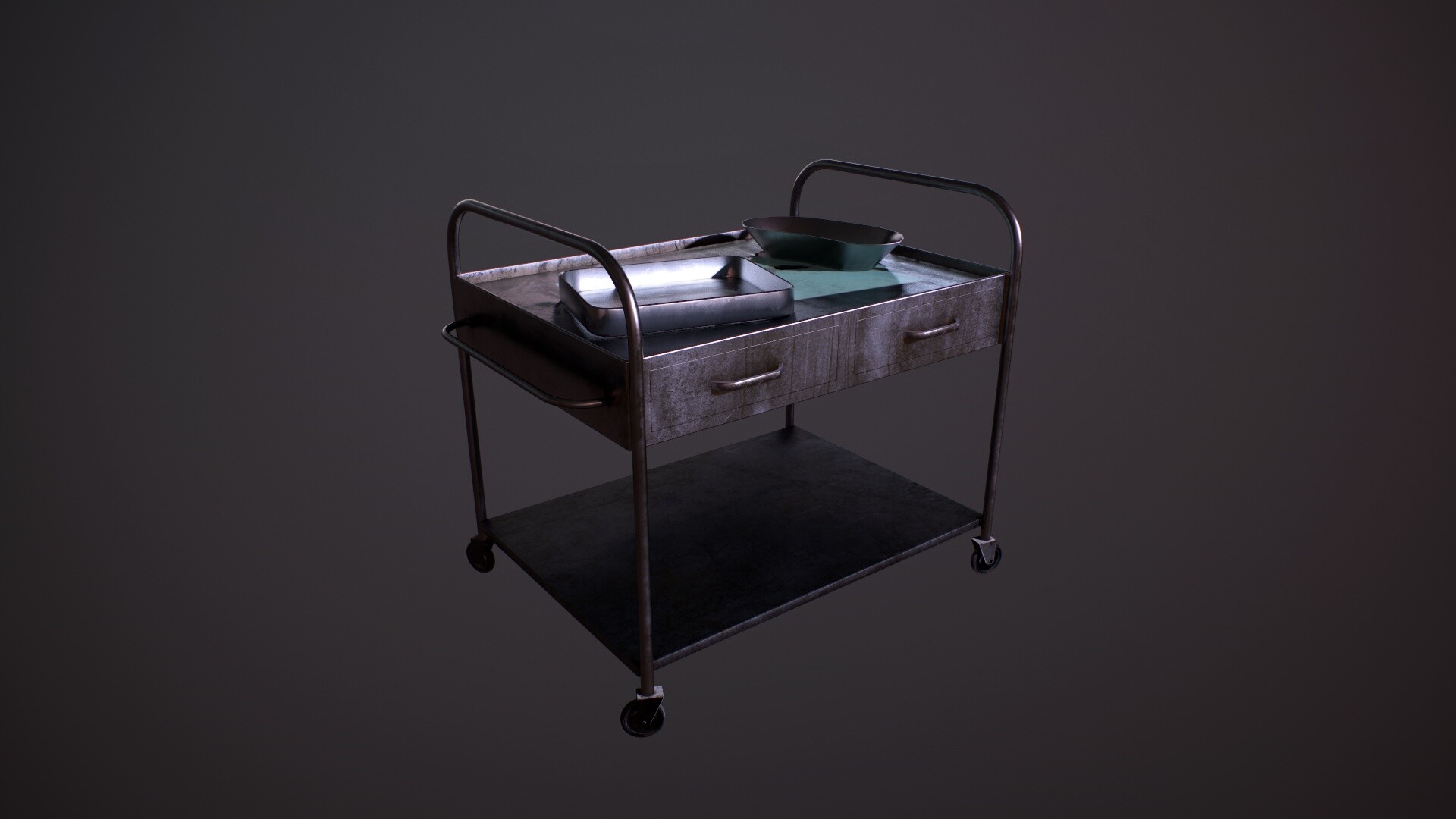 ArtStation - Medical Cart | Medicine Bottles | First Aid Box