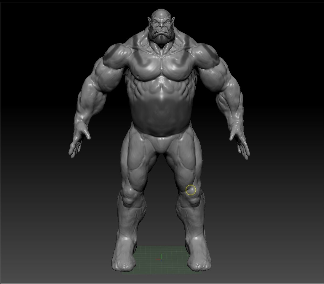 ArtStation - garrosh figure sc 3d sculpture