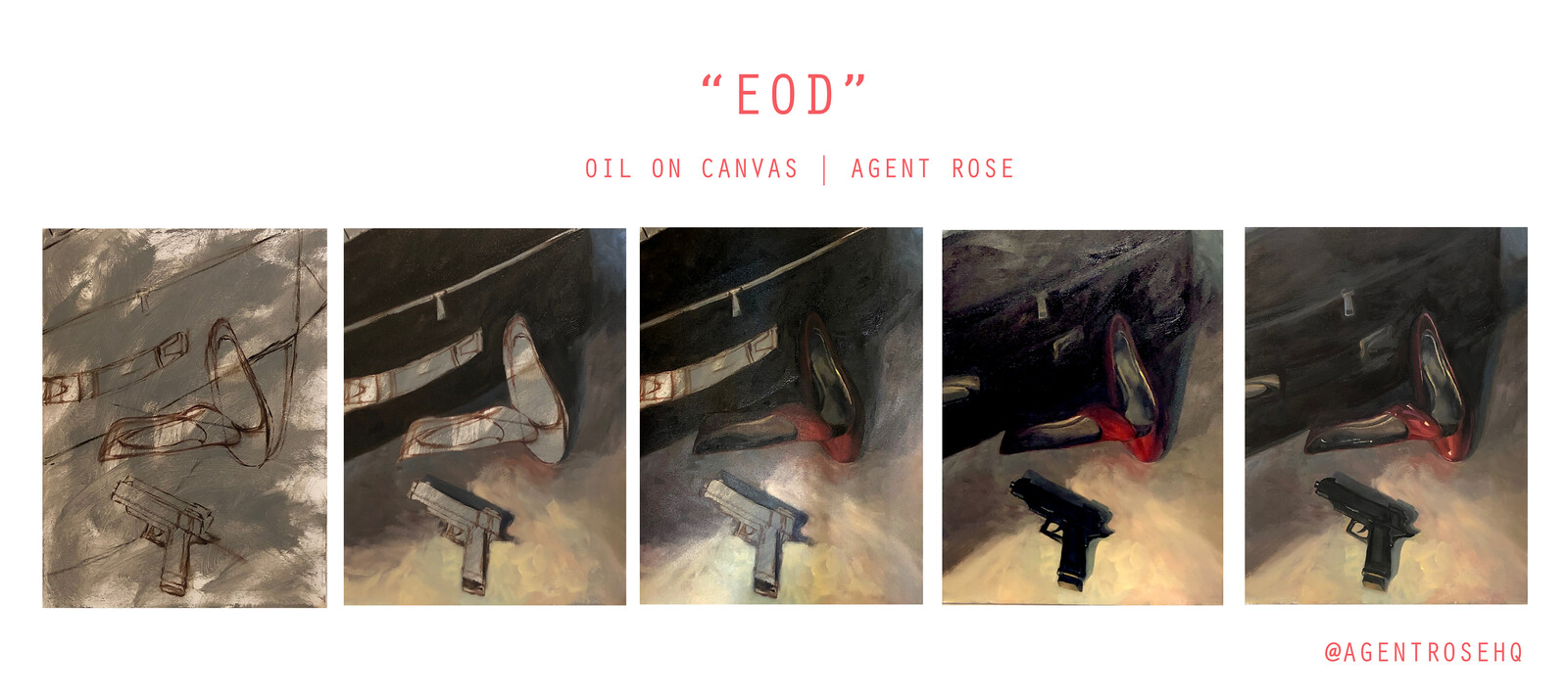 Rose . - EOD | Oil on Canvas