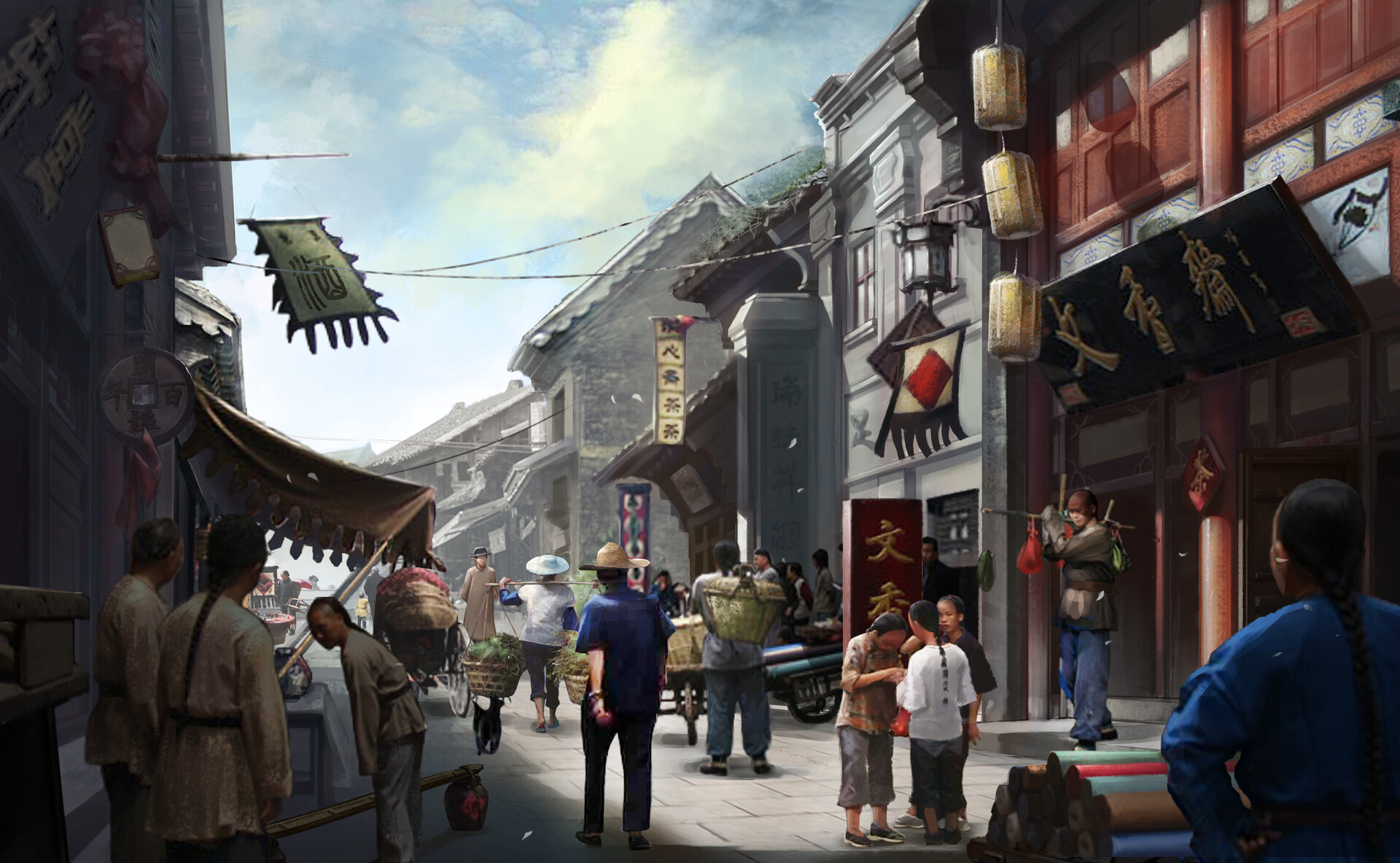 ArtStation - The ancient streets