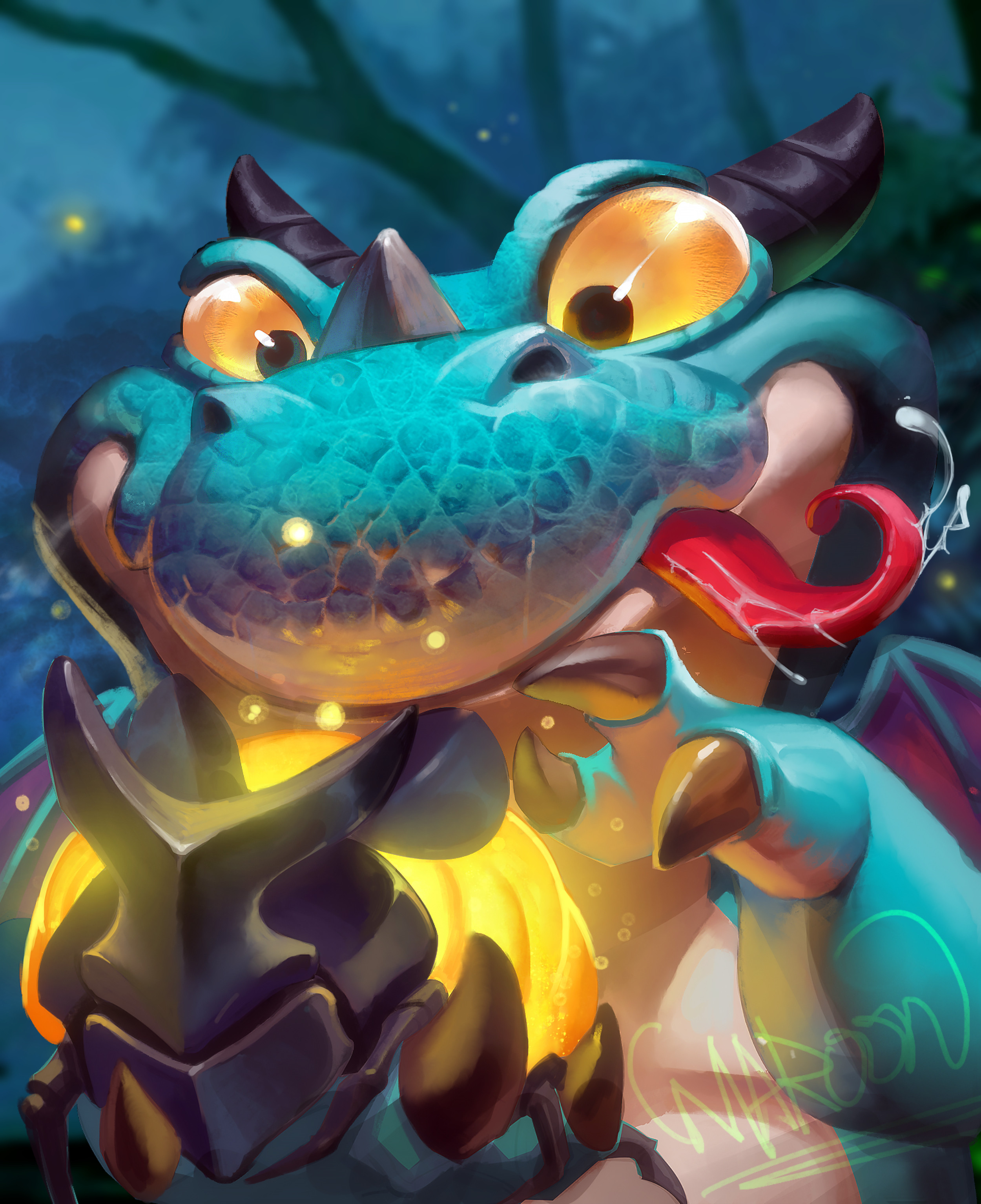 Maroon dream - Dragon baby