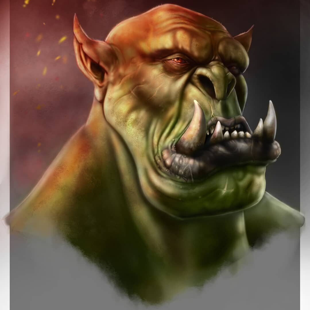 ArtStation - Orc Portrait