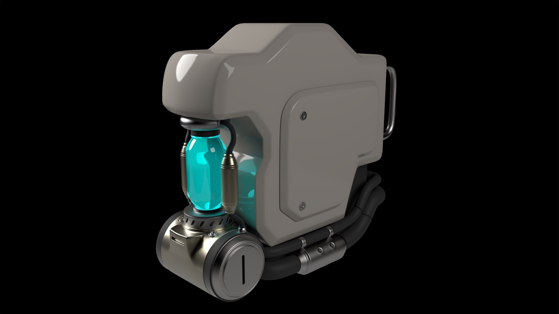 ArtStation - Energy Source Box inspired by "Doom"