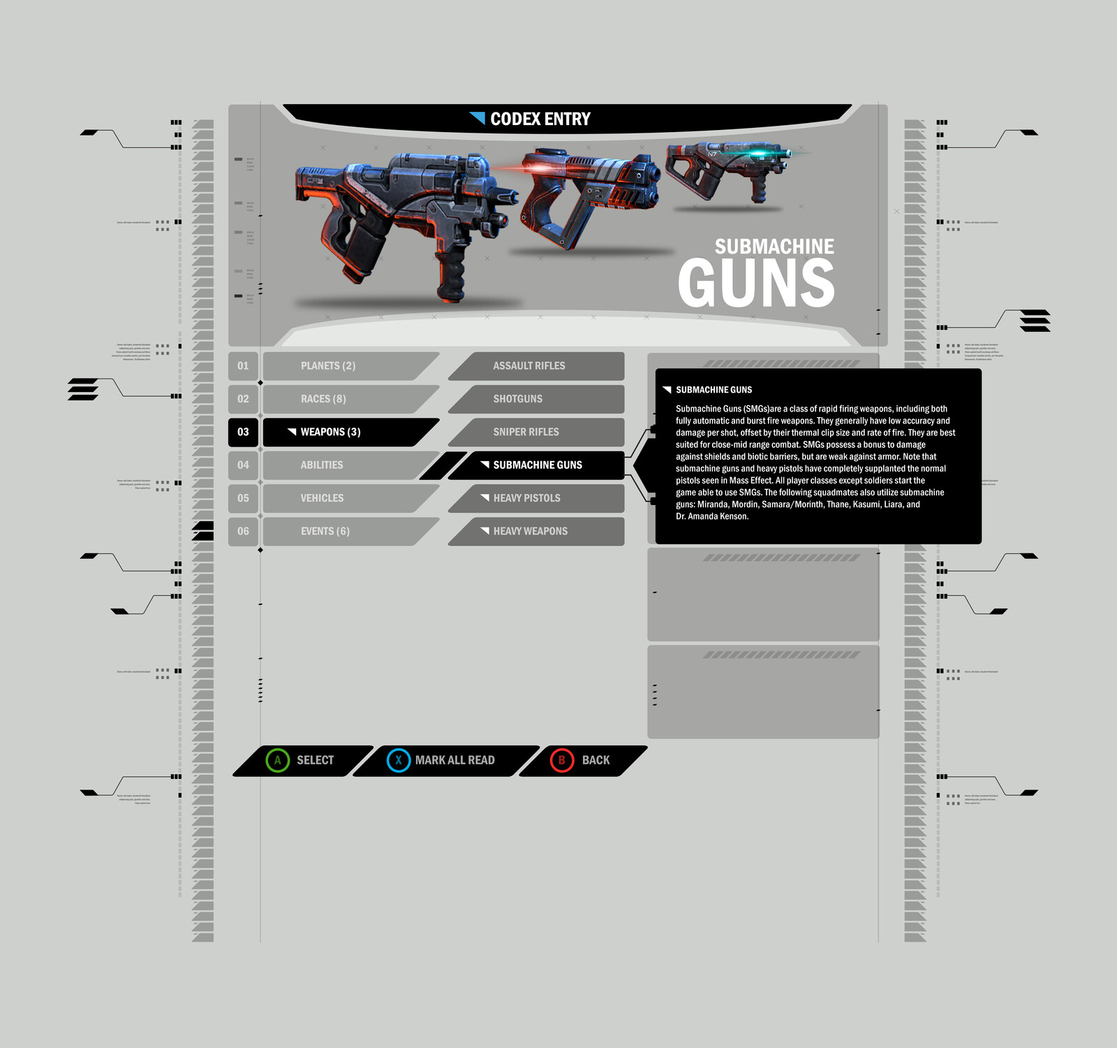 Eric Bellefeuille - Mass Effect Andromeda - UI Design