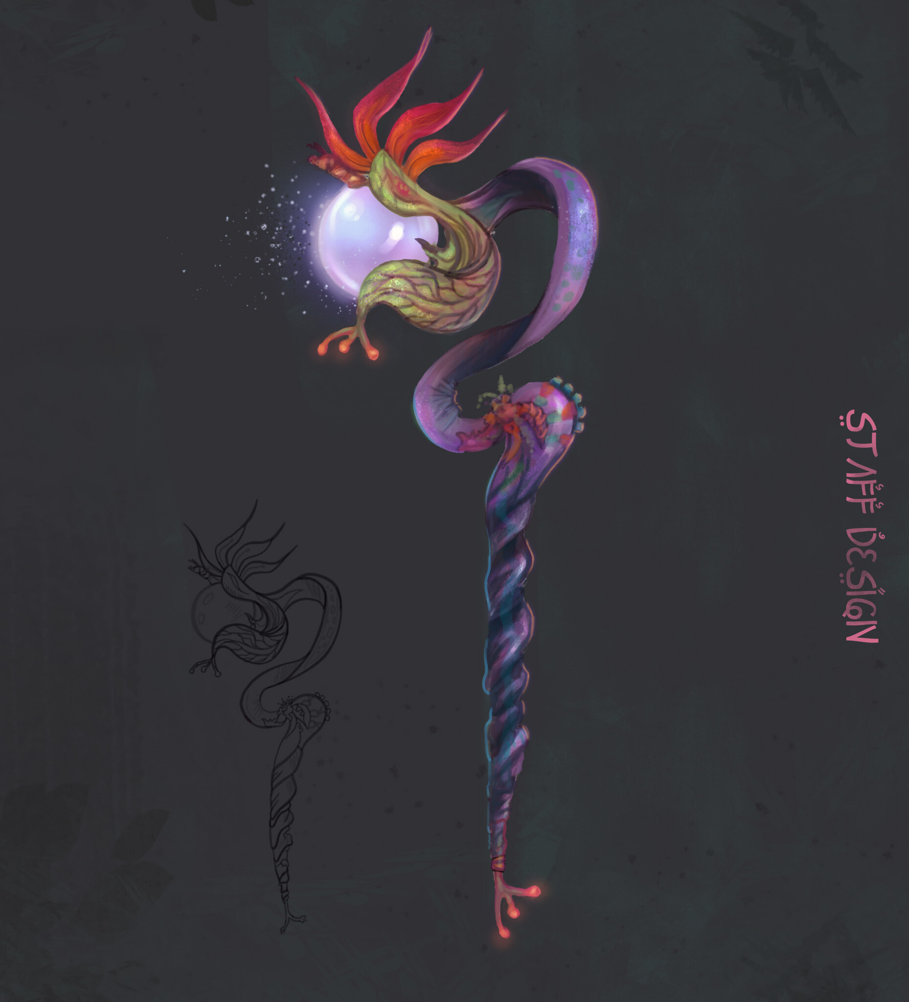 ArtStation - Magical Orbs Prop Design