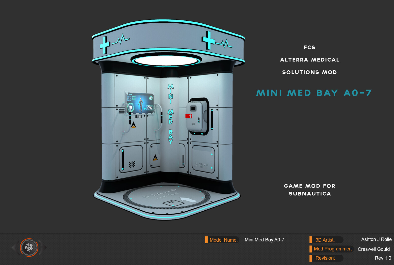 Field Creators Studios (FCS) - FCS MiniMed Bay A0-7 | A Subnautica Mod + BTS