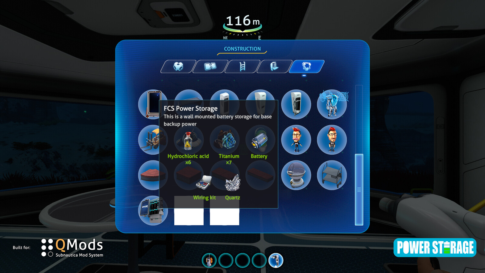 Field Creators Studios (FCS) - FCS Power Storage v2 | A Subnautica Mod ...