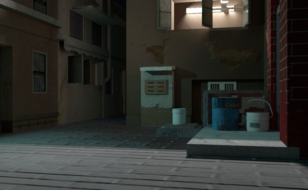 ArtStation - Back street