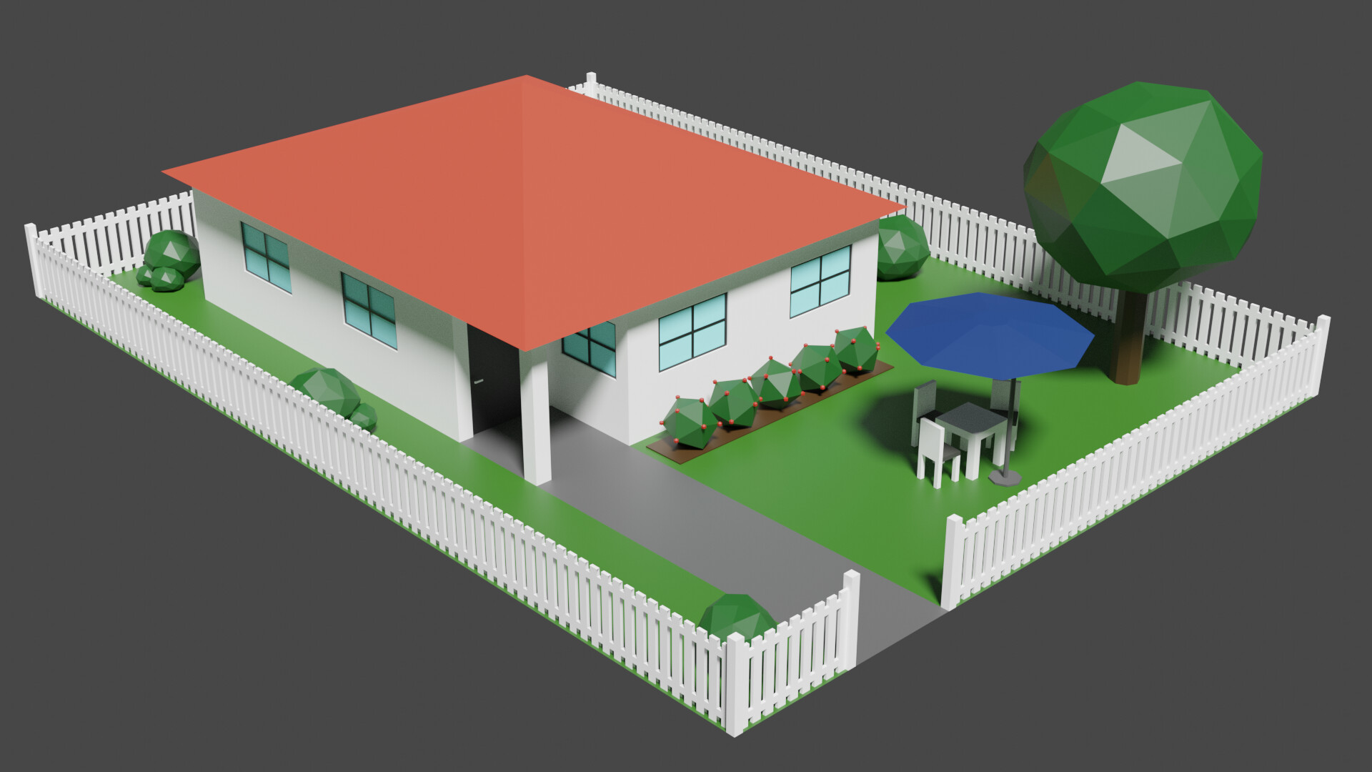 ArtStation - Low Poly House
