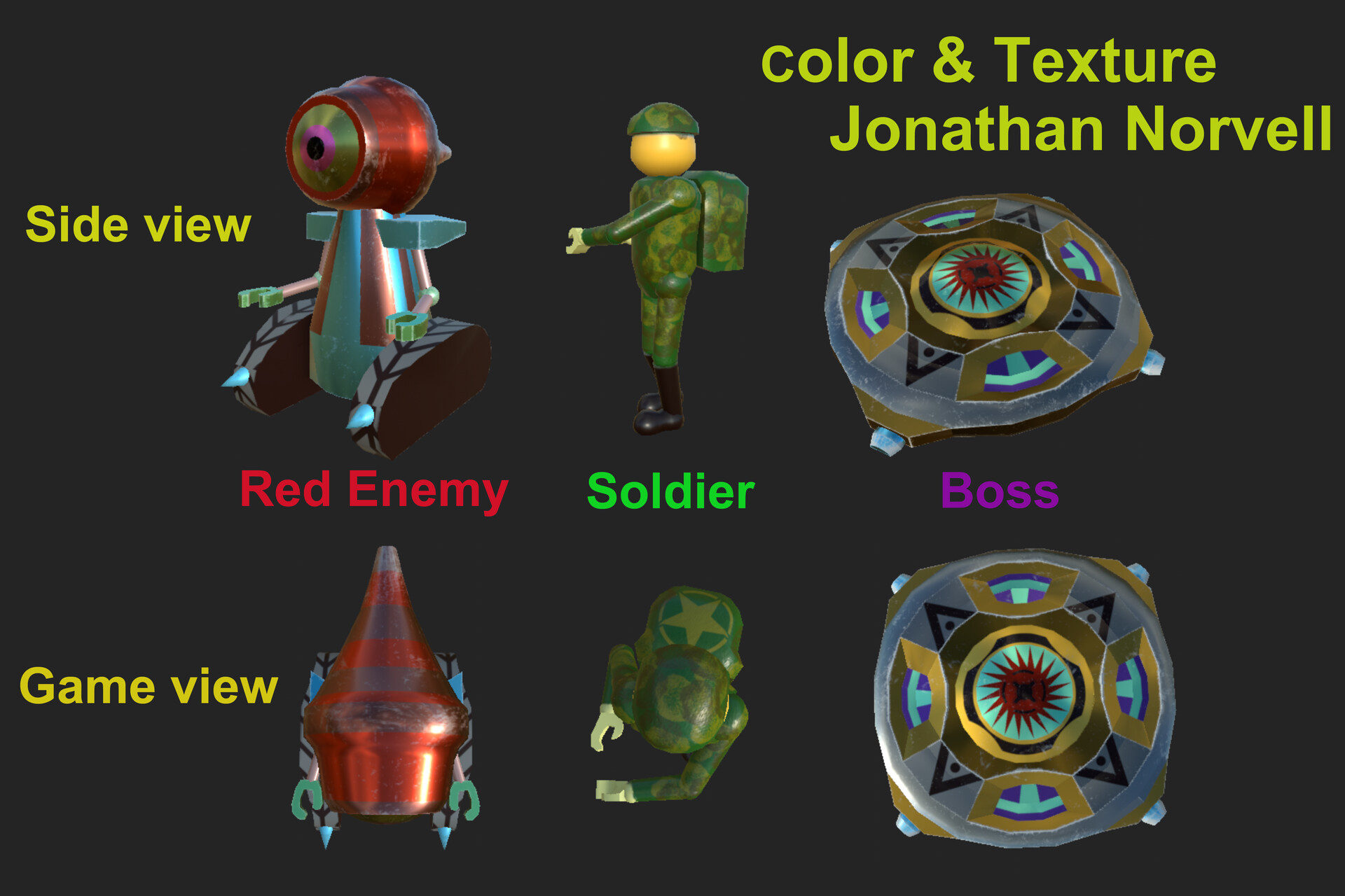 Jonathan norvell - Models for "Attack!"