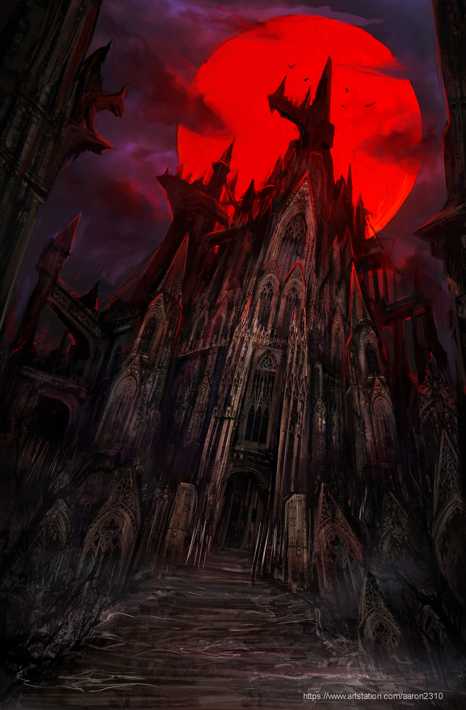 ArtStation - Ominous castle