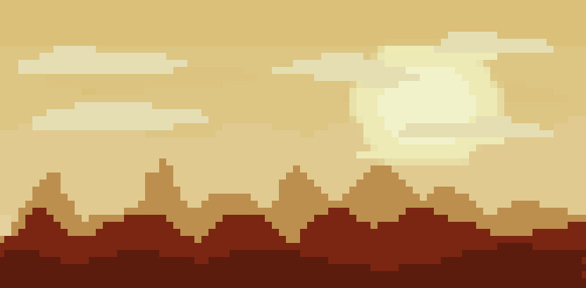 ArtStation - Desert sun