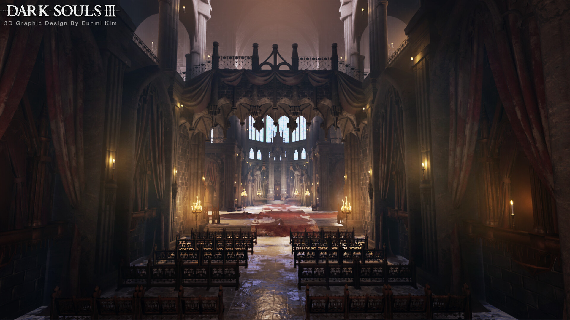 eunmi kim - Dark souls 3 Pontiff sulyvahn fanart