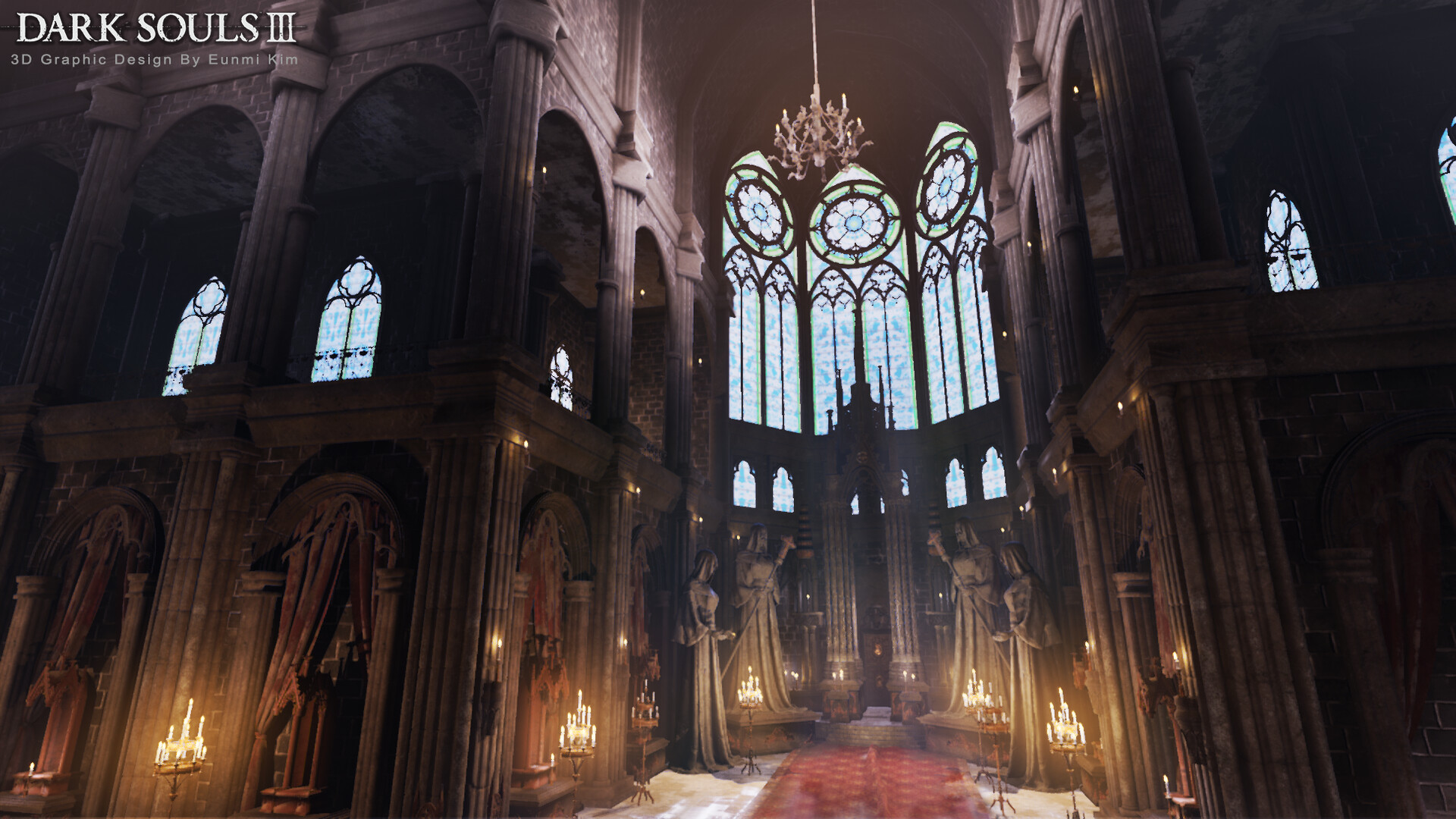 eunmi kim - Dark souls 3 Pontiff sulyvahn fanart