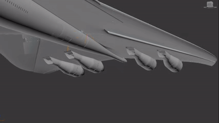 Lex Davison - Retro Supersonic Airliner 'Mercury SST'