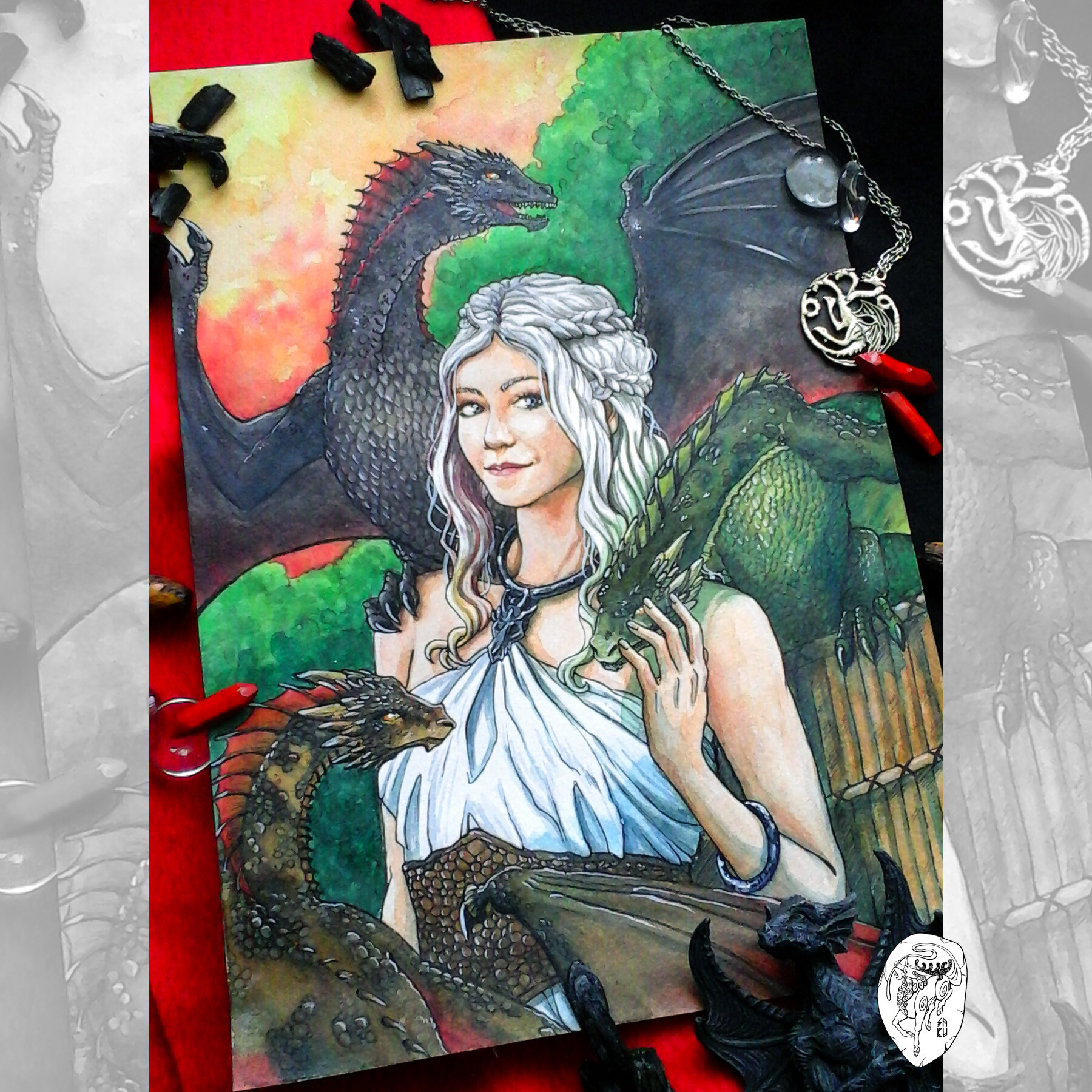 ArtStation - Game of Thrones fanart - Daenerys Targaryen