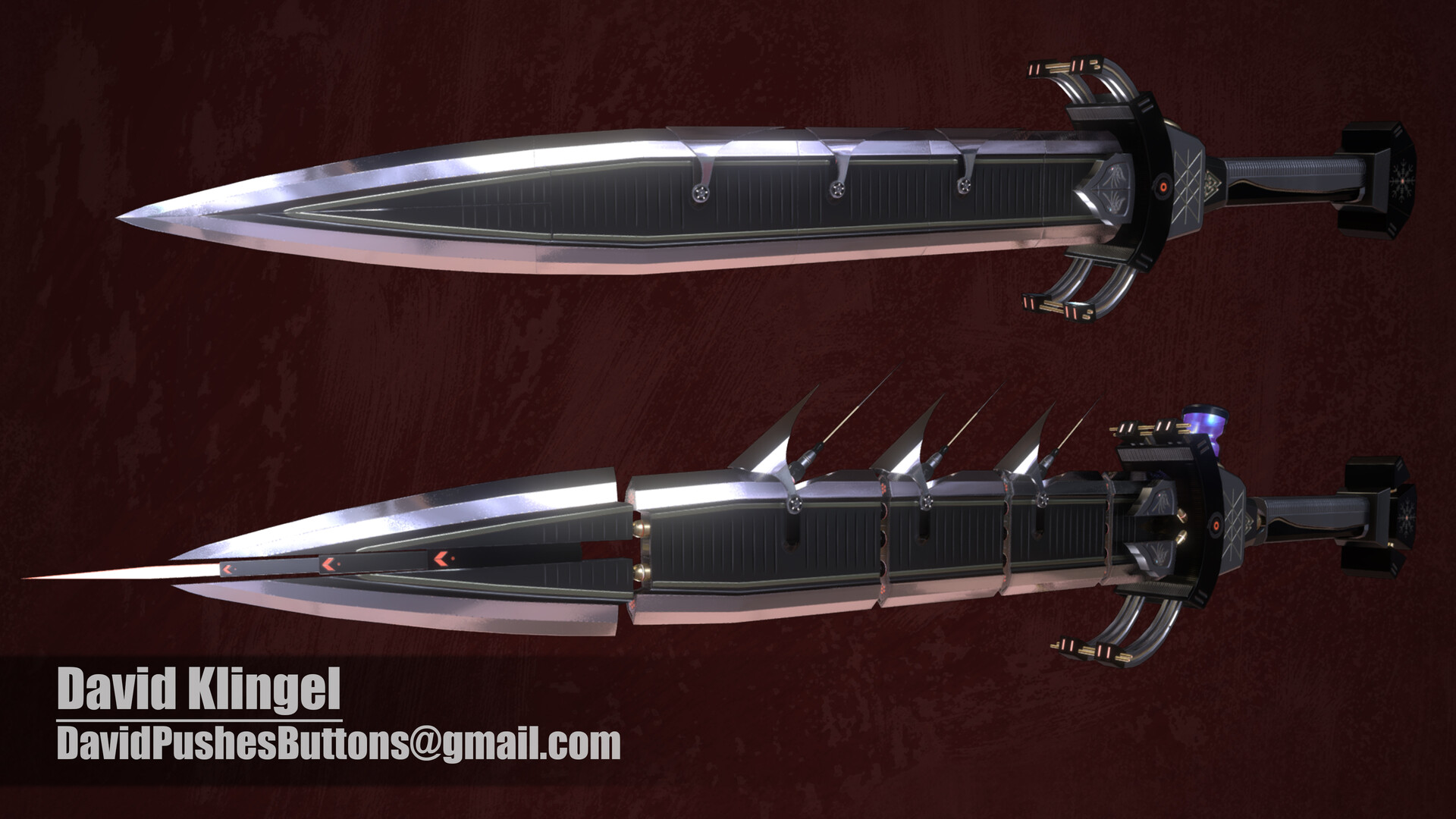 ArtStation - "Eitr" Sci-Fi Viking Assassination Blade