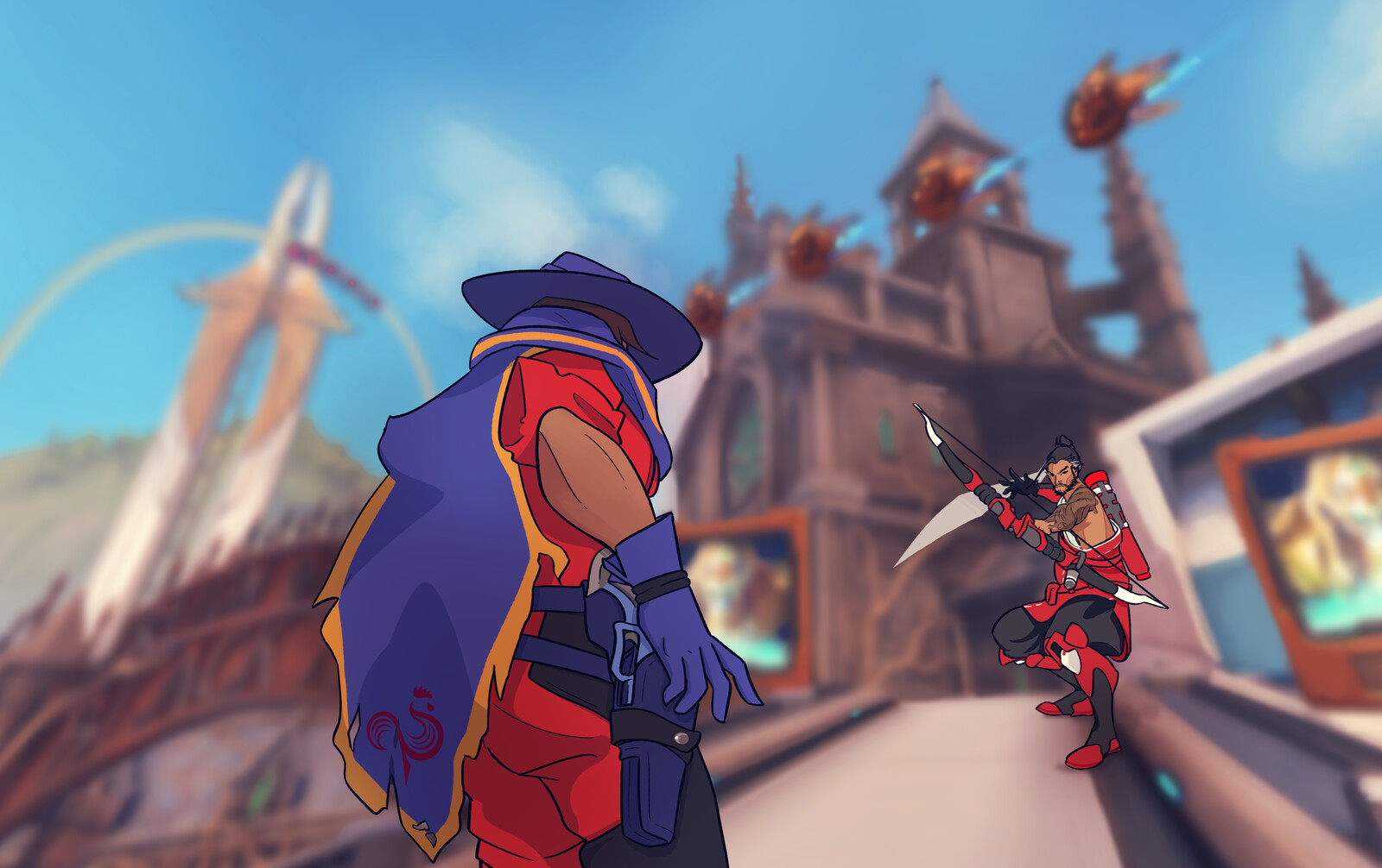 Robbie Derosa - Commissioned work for Paris Eternal (Stage 4 Overwatch ...