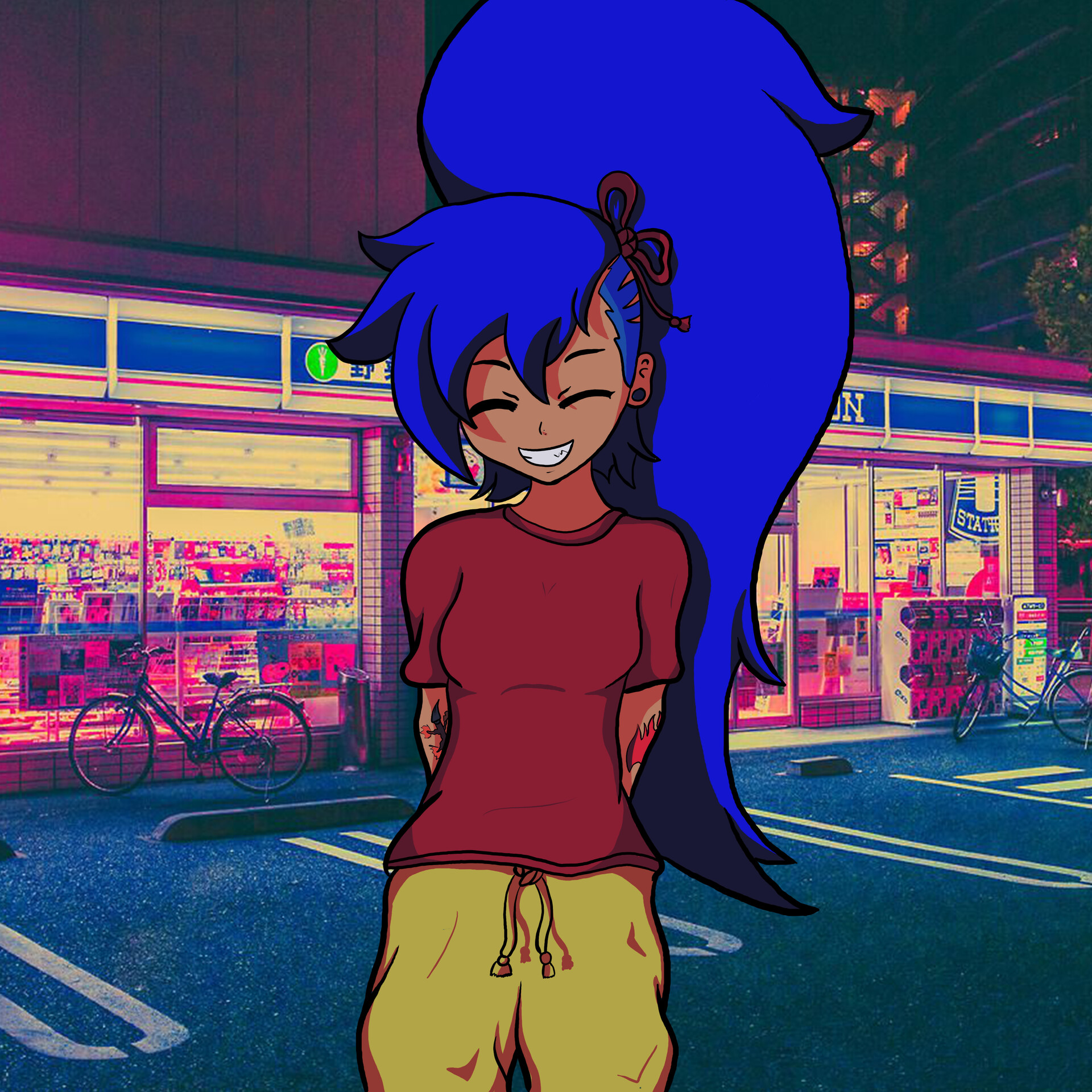 ArtStation - Pixil night