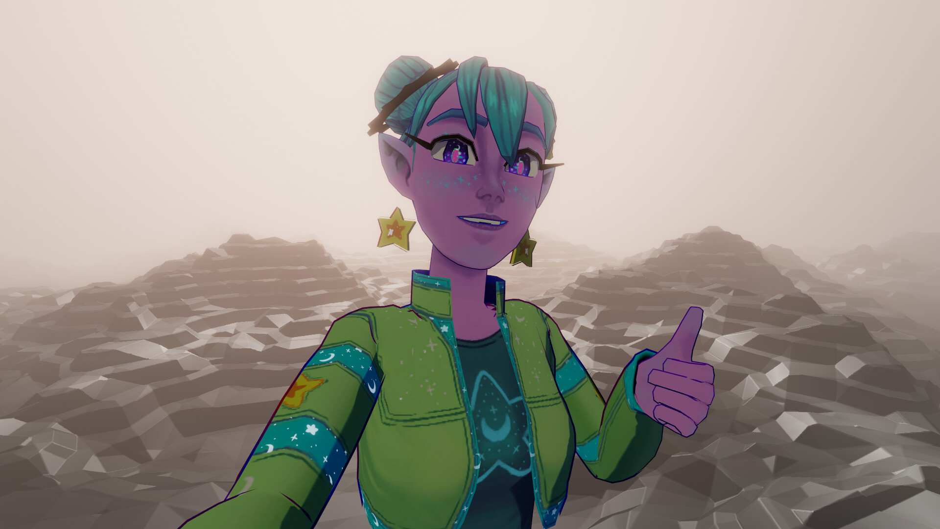 Kinda Wassouf - Star-themed Alien Girl