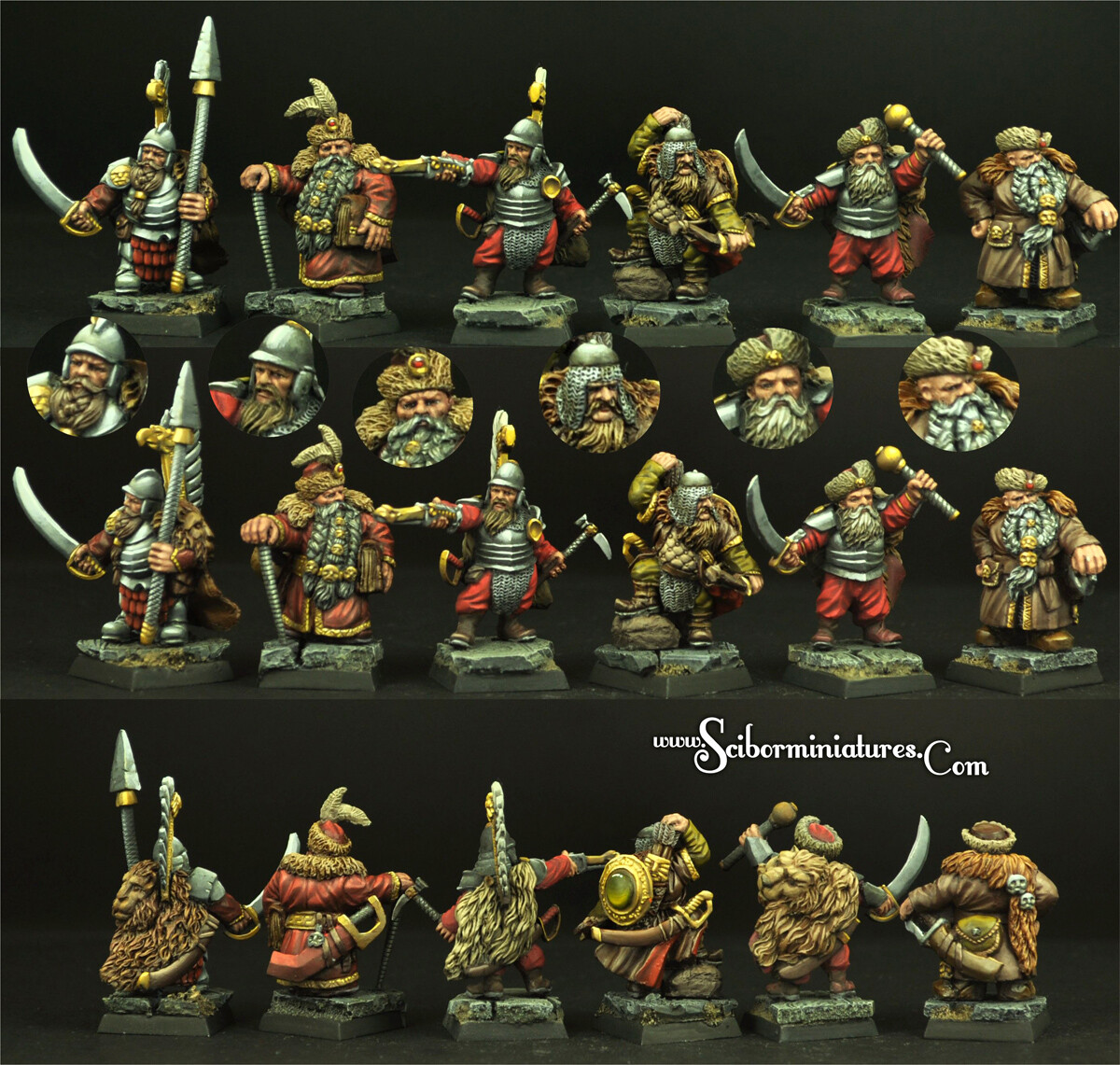 ArtStation - Dwarves miniatures