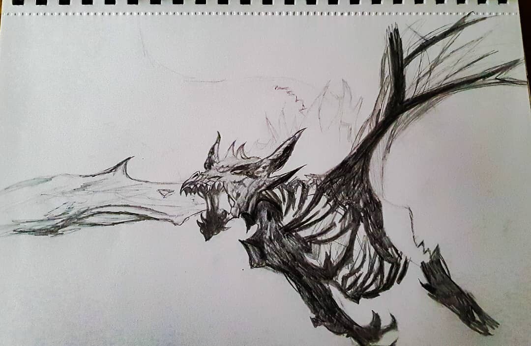 ArtStation - Sketch of Sindragosa