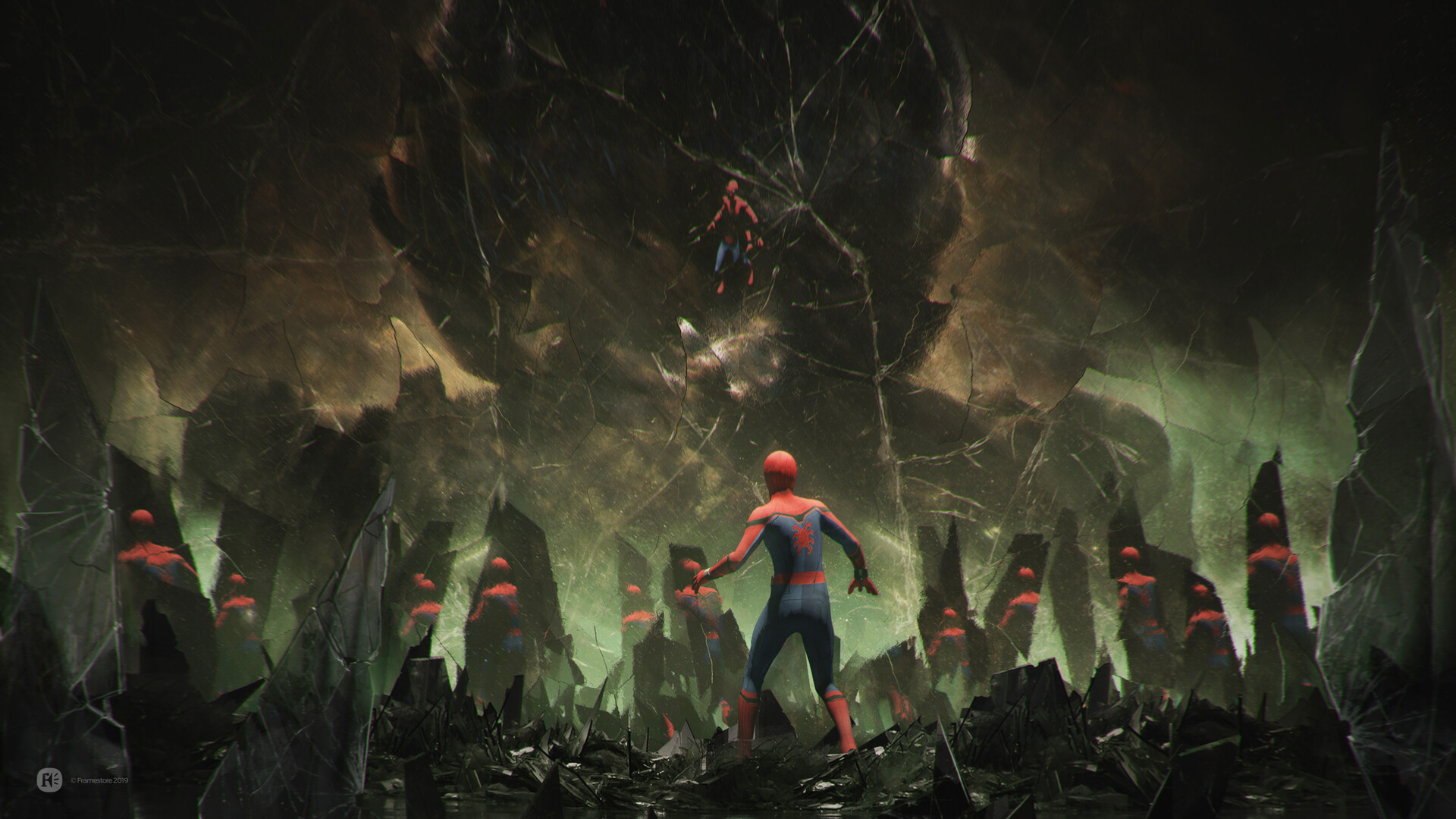 SPIDER-MAN: FAR FROM HOME - Mysterio's Illusion Concept Art Features ...