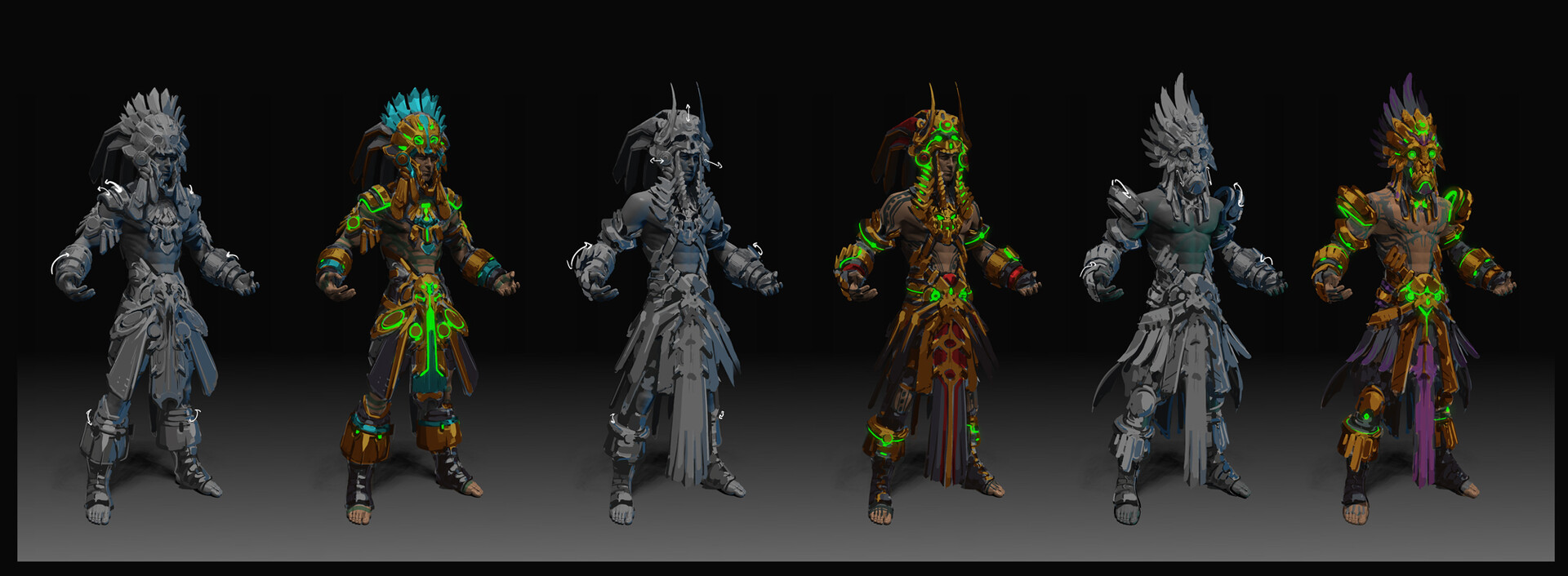 Dmitry Cherevatenko - Aztec costume