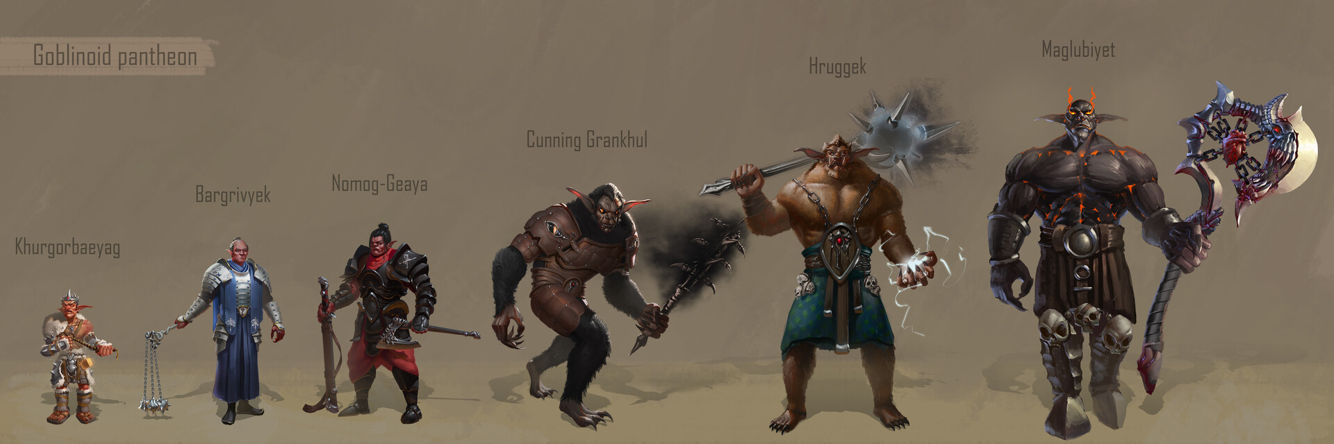 ArtStation - Goblinoid pantheon