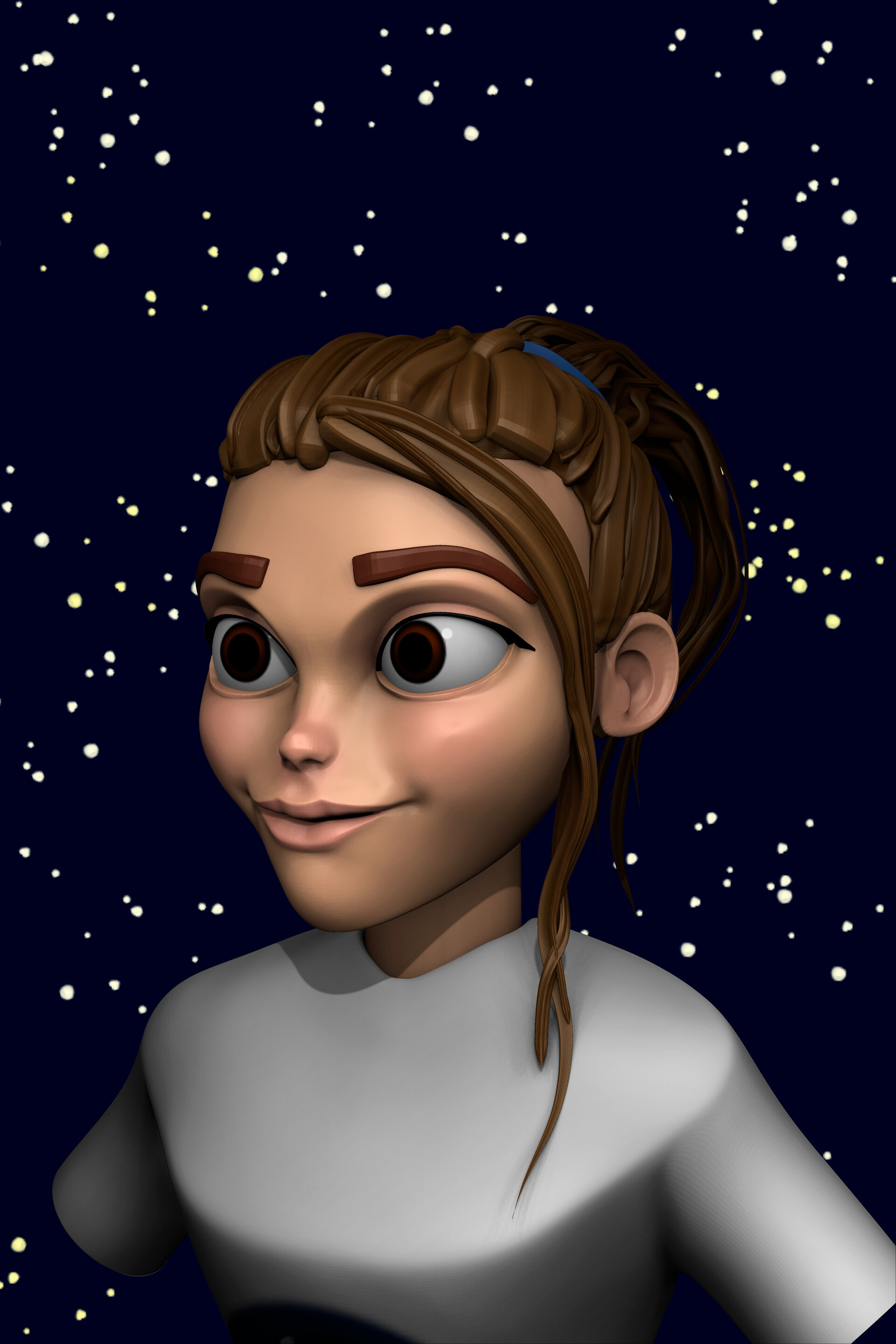 ArtStation - Cartoon female face