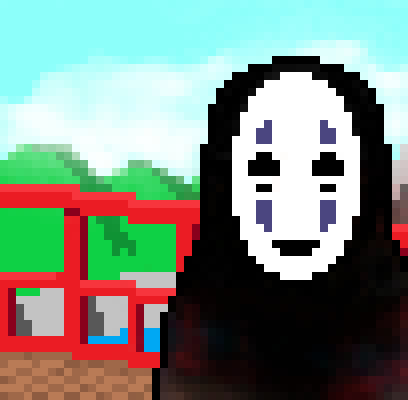 ArtStation - No-Face Spirited Away Pixel Art