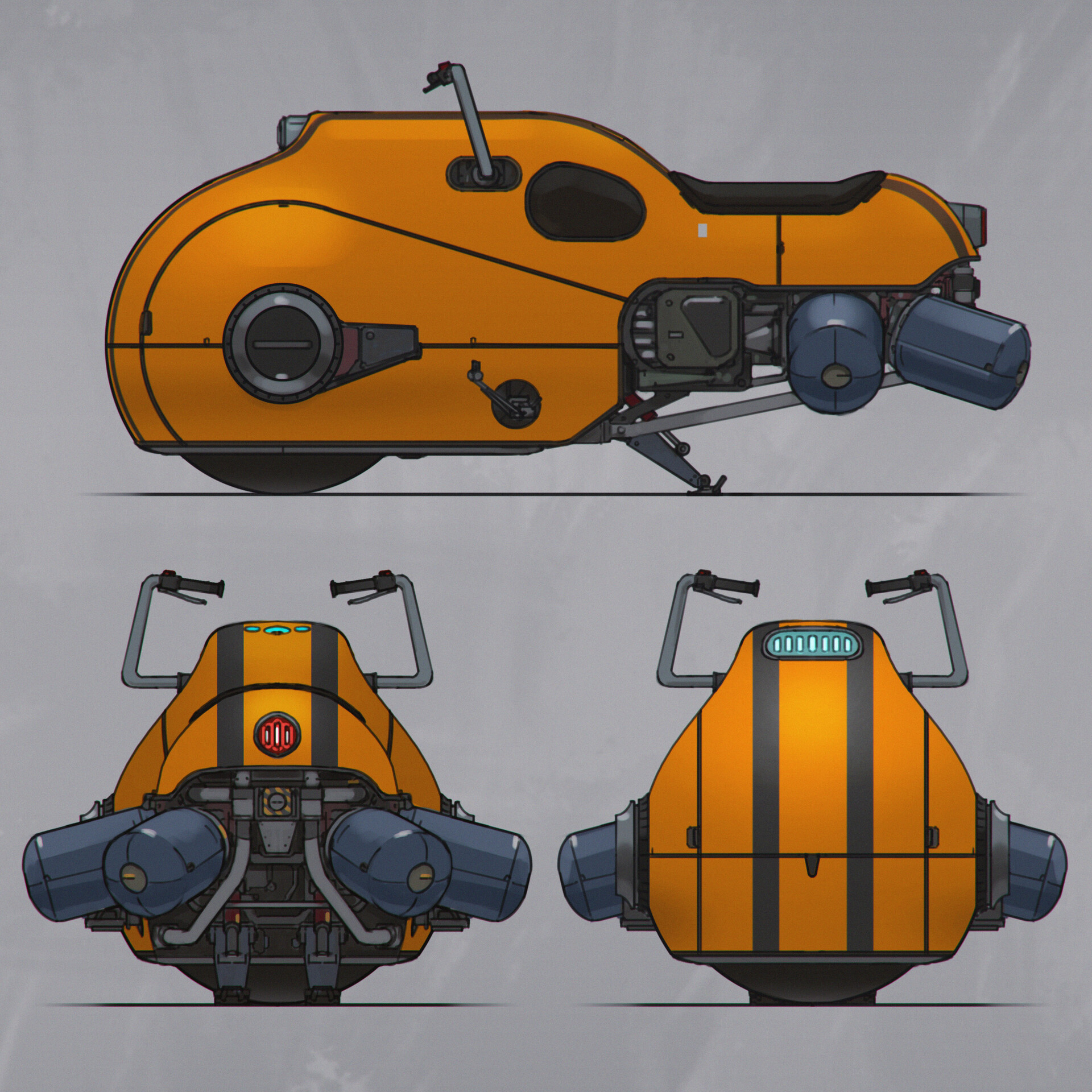 ArtStation - HoverBike