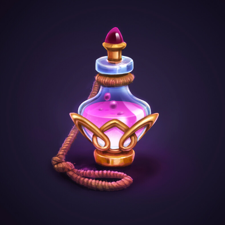 ArtStation - Magic Potion Bottle
