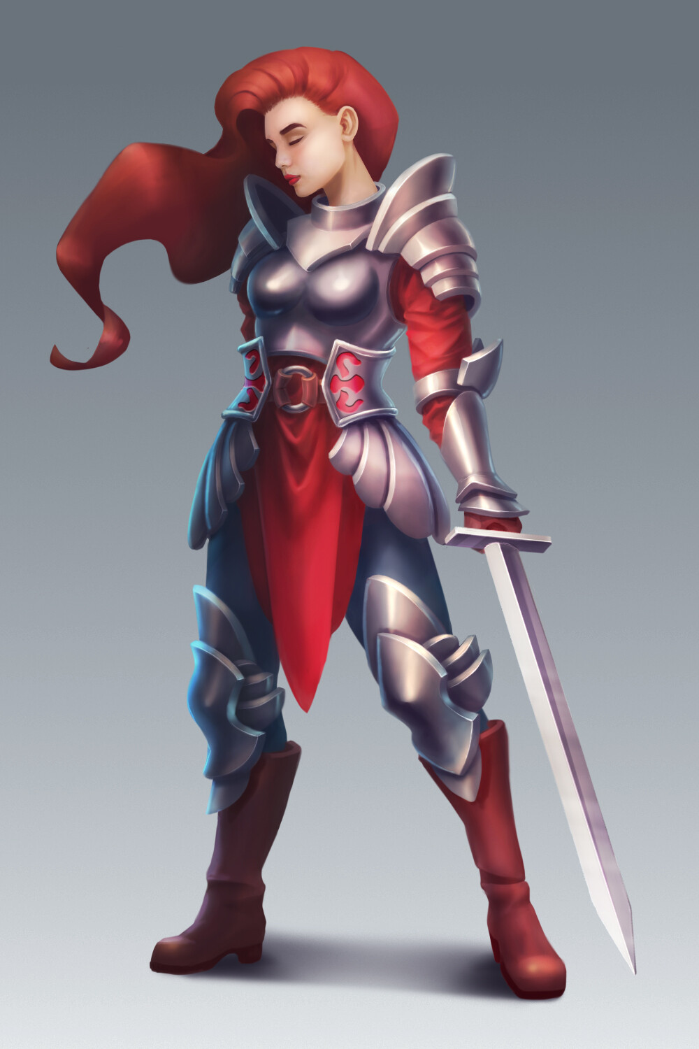 ArtStation - knight girl