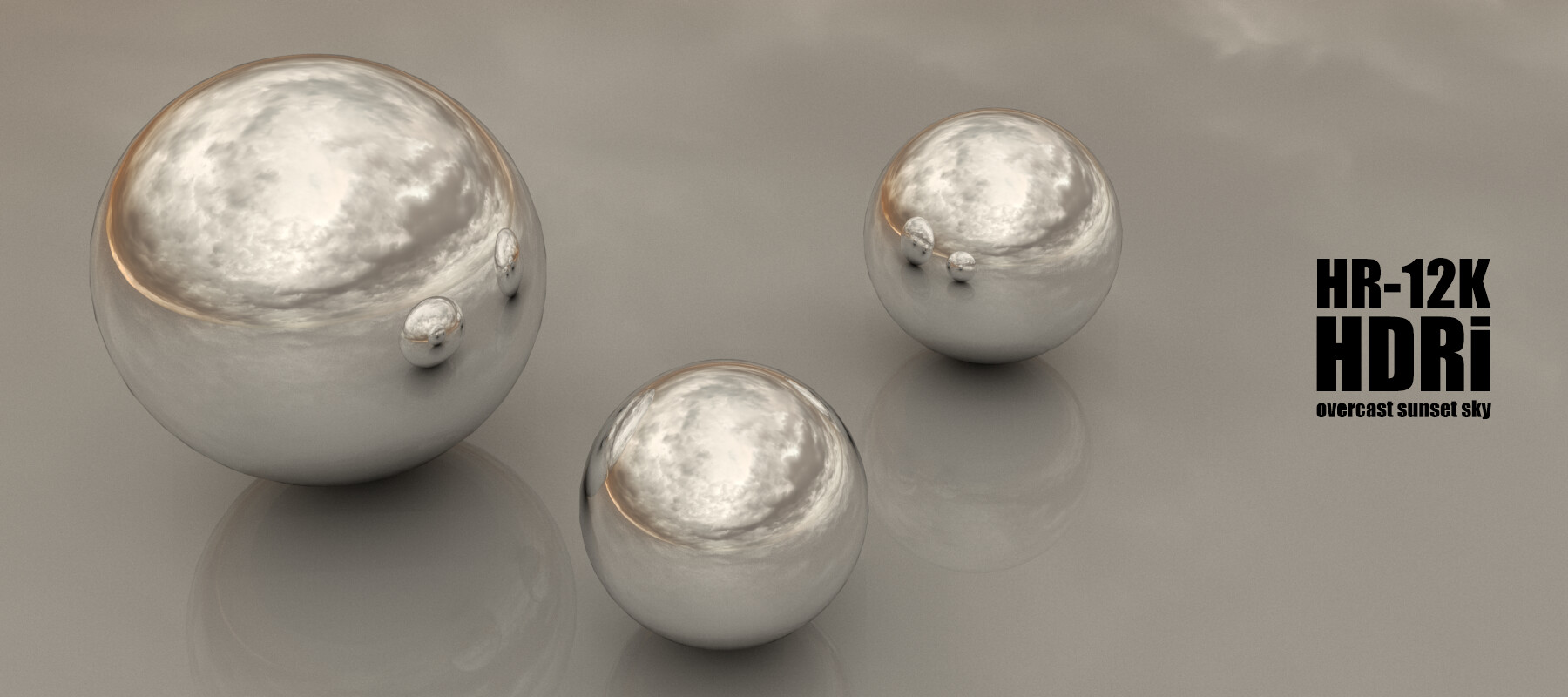 MIPE DESIGN - SKYDOME HDR 360° PANORAMA - sunset overcast sky